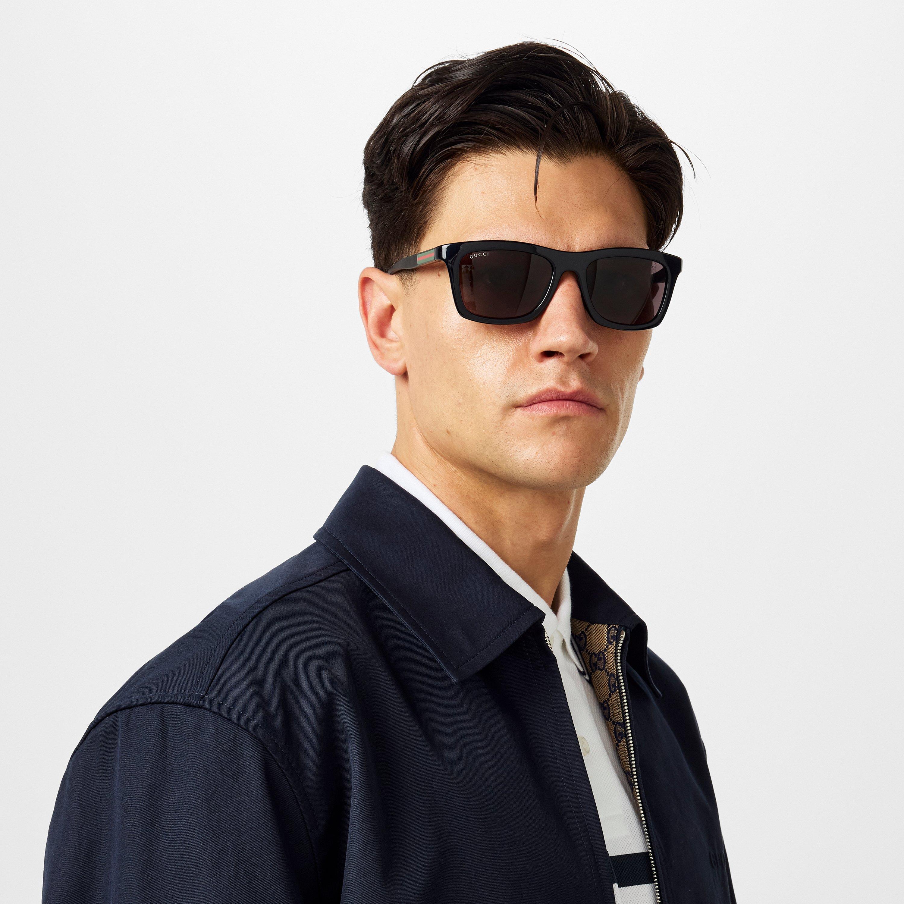 Gucci Sunglasses | Rectangular Logo Sunglasses. | Rectangle Sunglasses ...