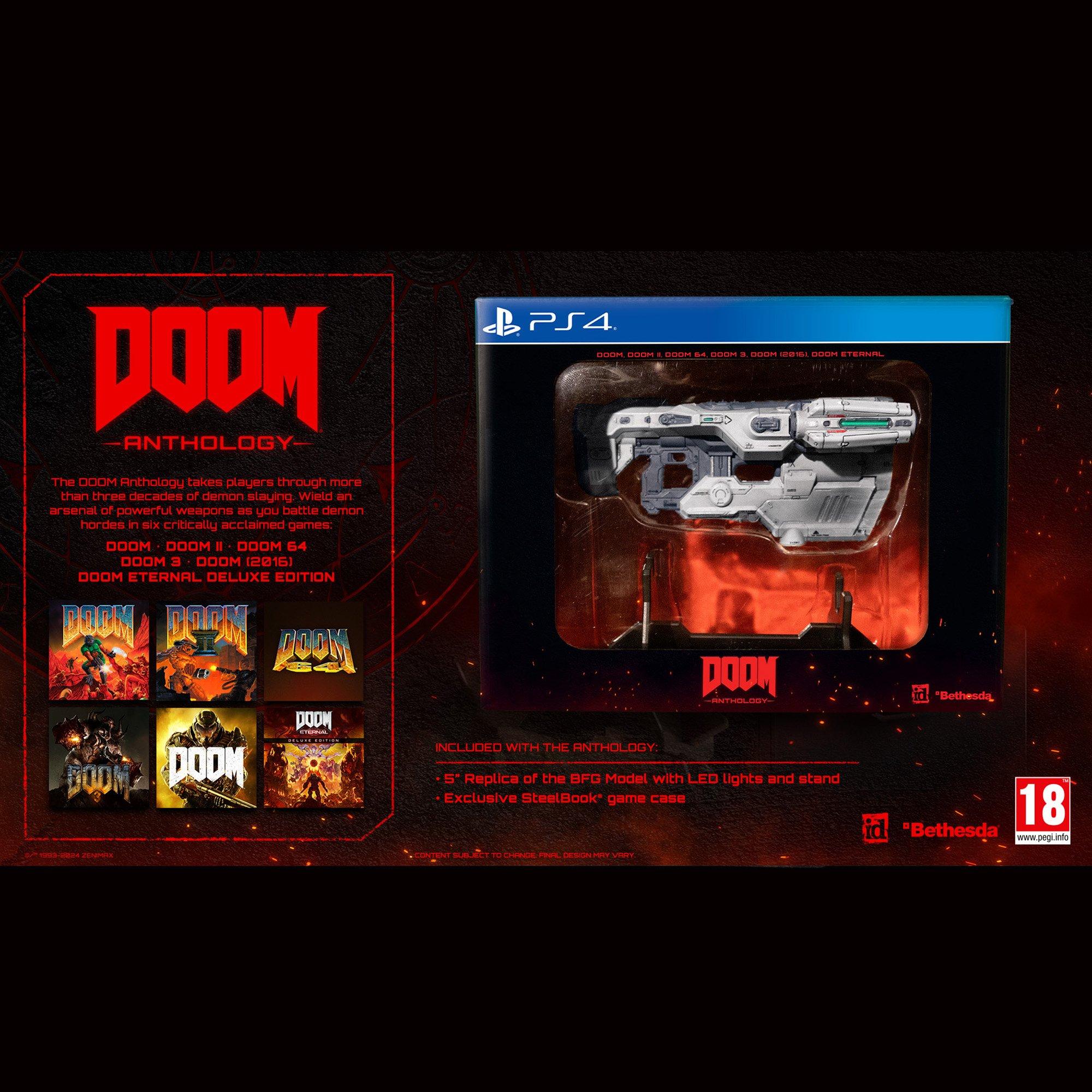 PlayStation GAME DOOM Anthology CE PS4 PS5 Schutze Sports Direct
