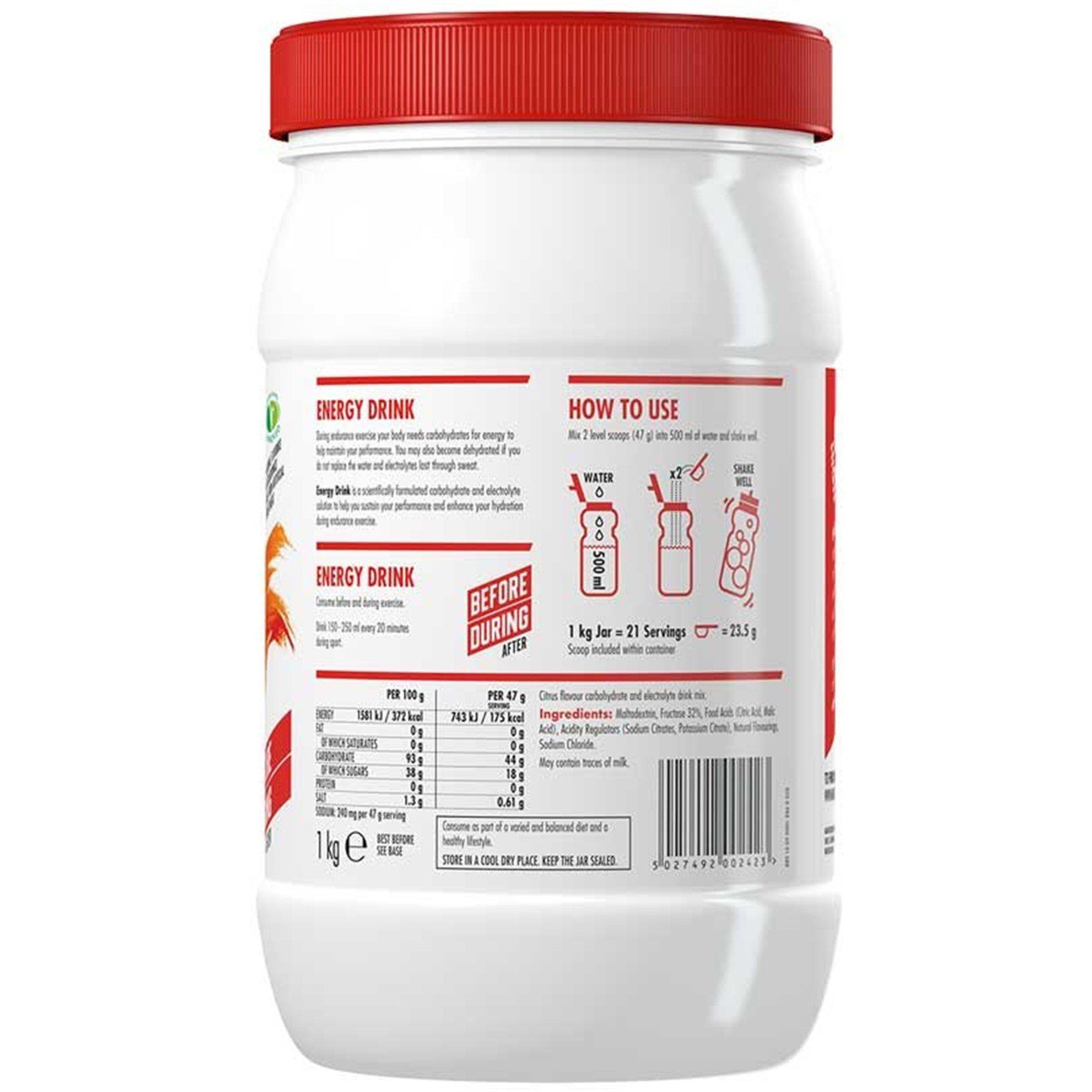 HIGH5 | High5 Energy Drink 1kg | Nutrition Powders | Sports Direct