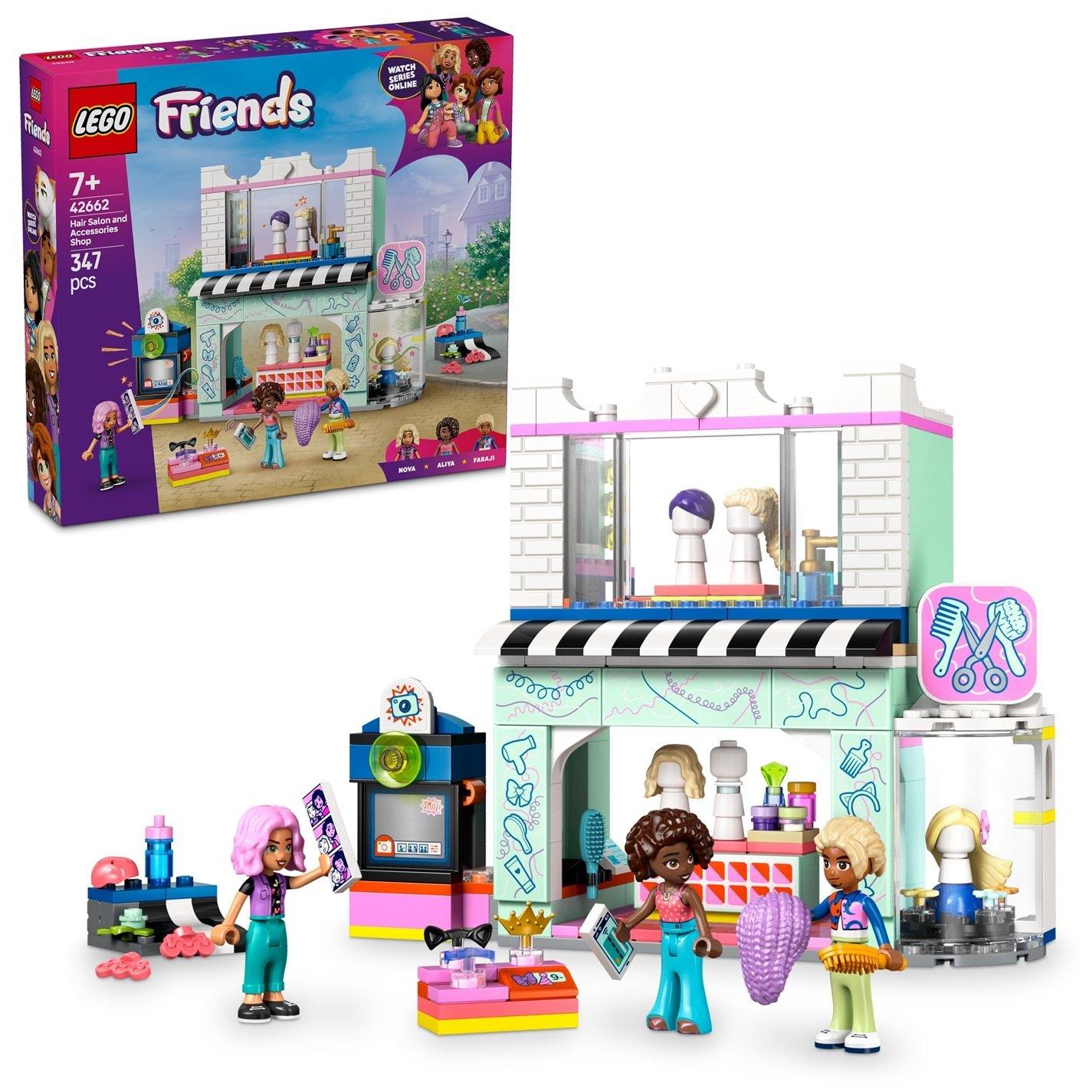 LEGO | LEGO Friends 42662 Hair Salon and Accessories Shop | Lego ...