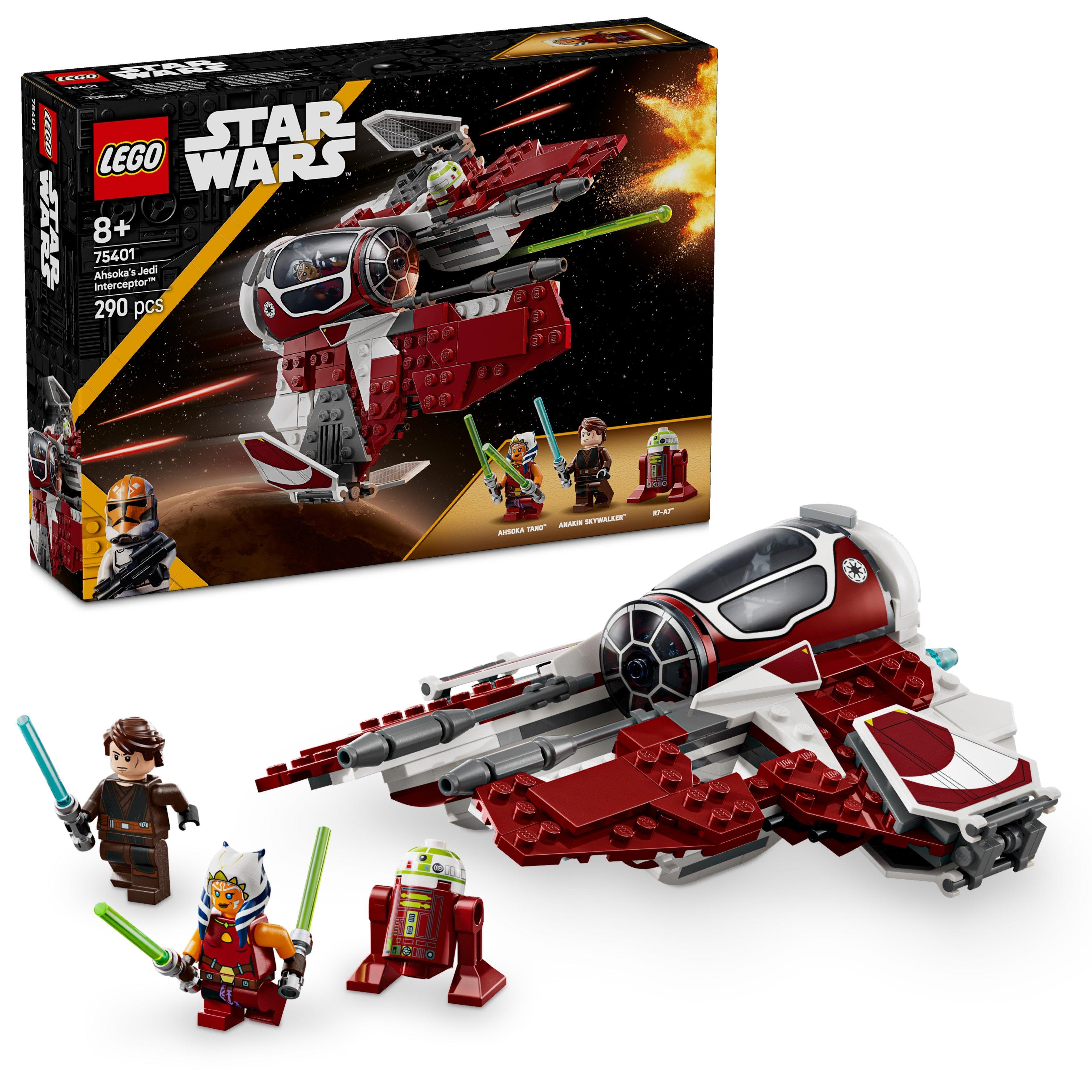 LEGO | LEGO Star Wars Ahsoka’s Jedi Interceptor Set 75401 | Lego ...