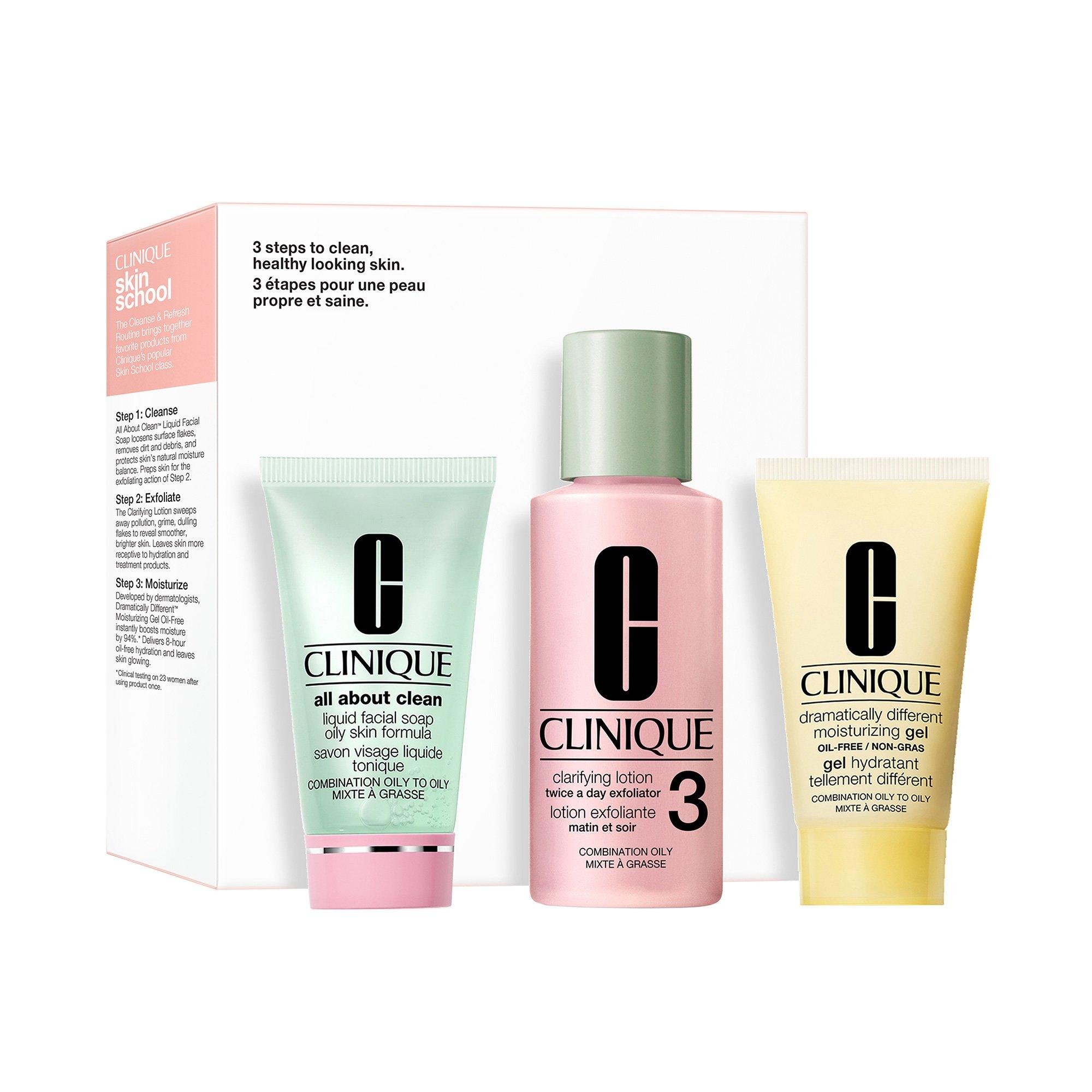 Clinique Skin School Supplies: Cleanser Refresher Course (Type 3 ...