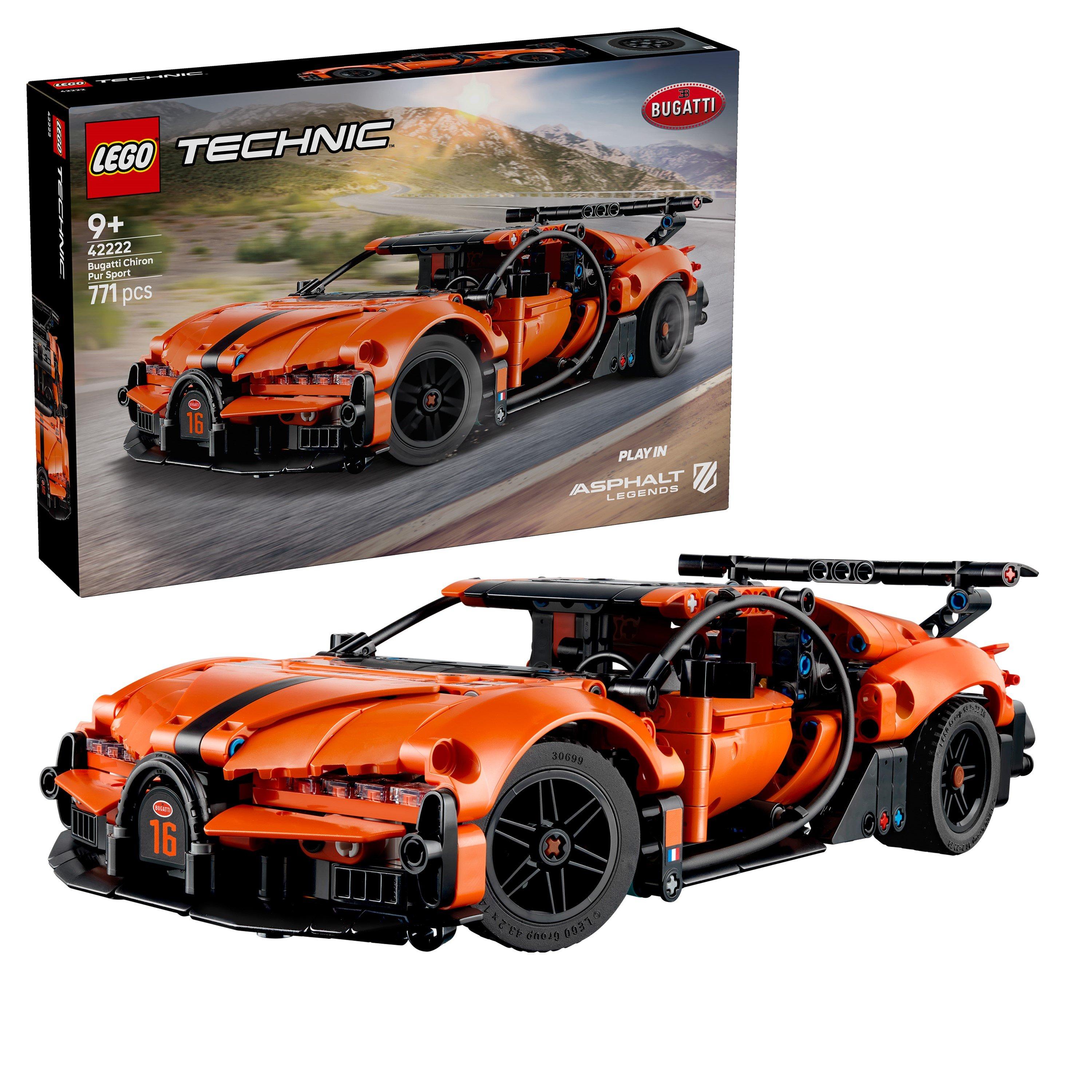 LEGO | Technic Bugatti Chiron Pur Sport Hypercar Toy 42222 | Lego ...