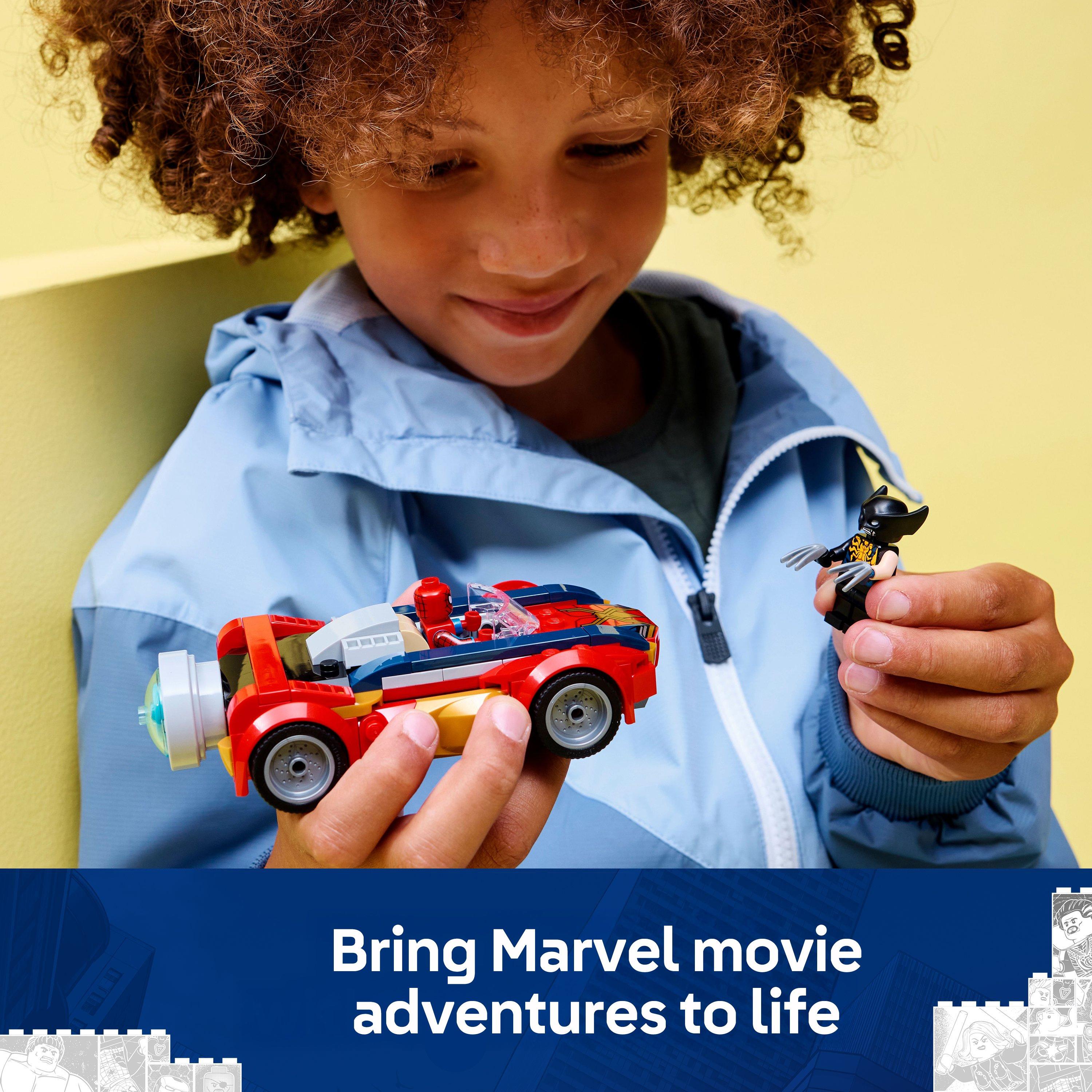 LEGO | Marvel Spider-Man Car vs. Venomized Wolverine 76336 | Lego ...