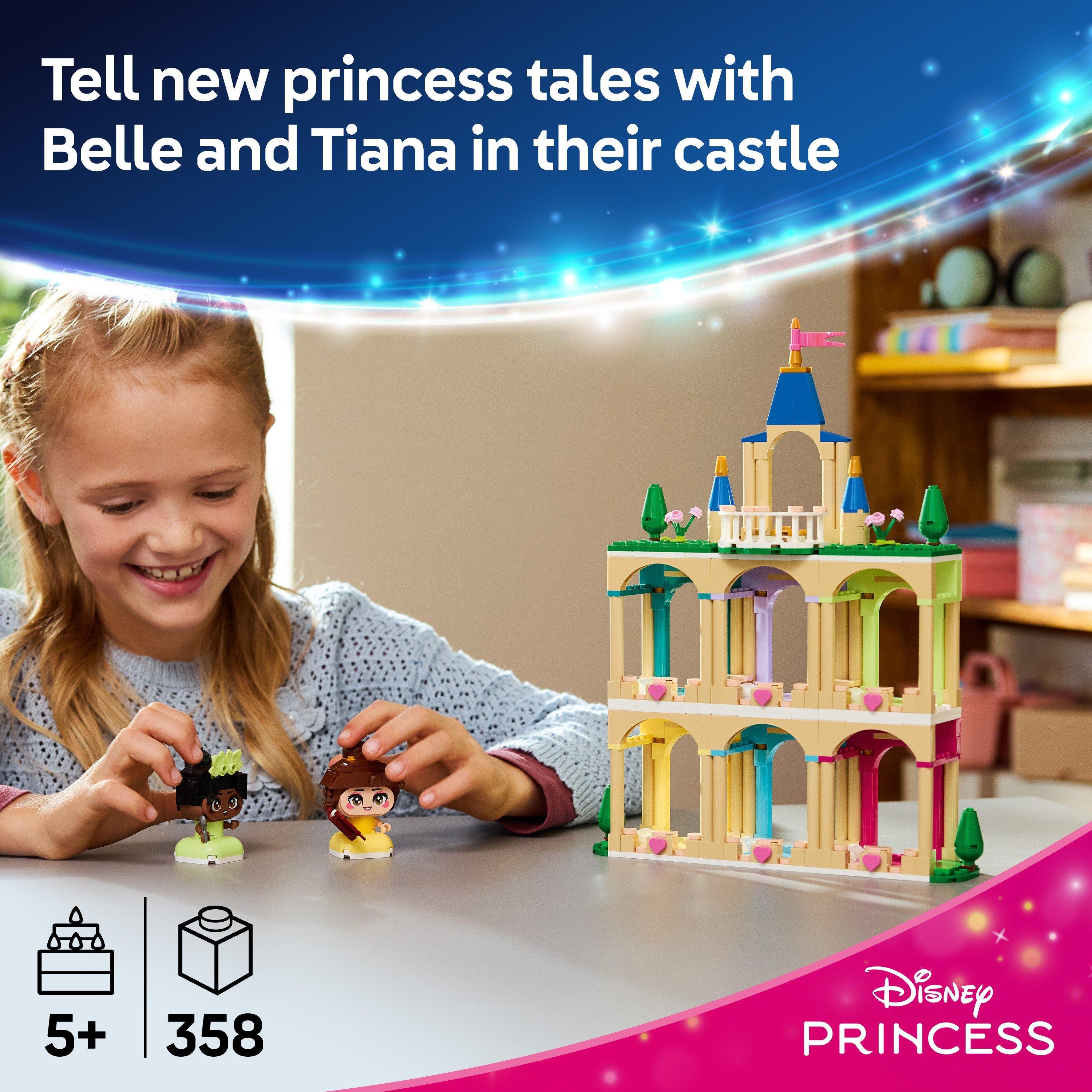 LEGO Disney Princess Mini Belle & Tiana with Castle 43291 | Sports Direct