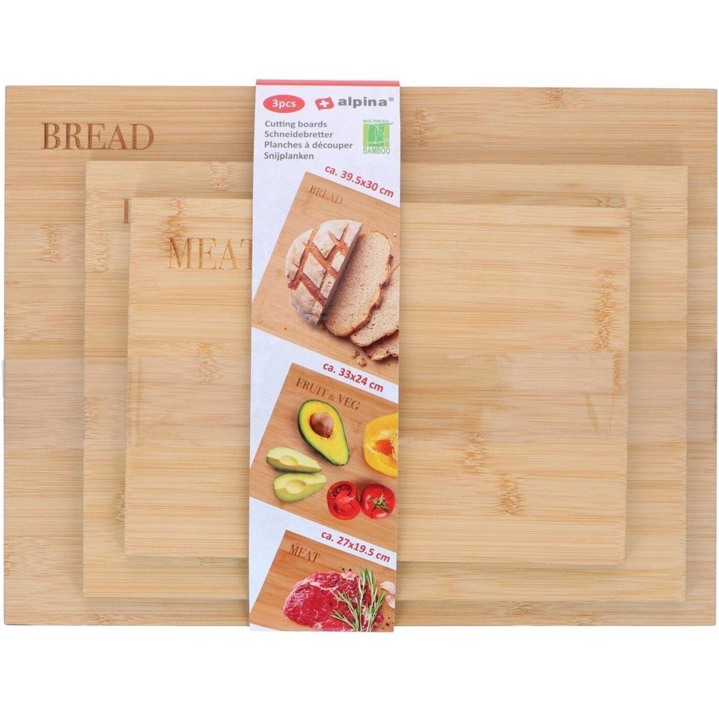 Alpina | Alpina Cut Board 3pc | Wooden Chopping Boards | FRASERS