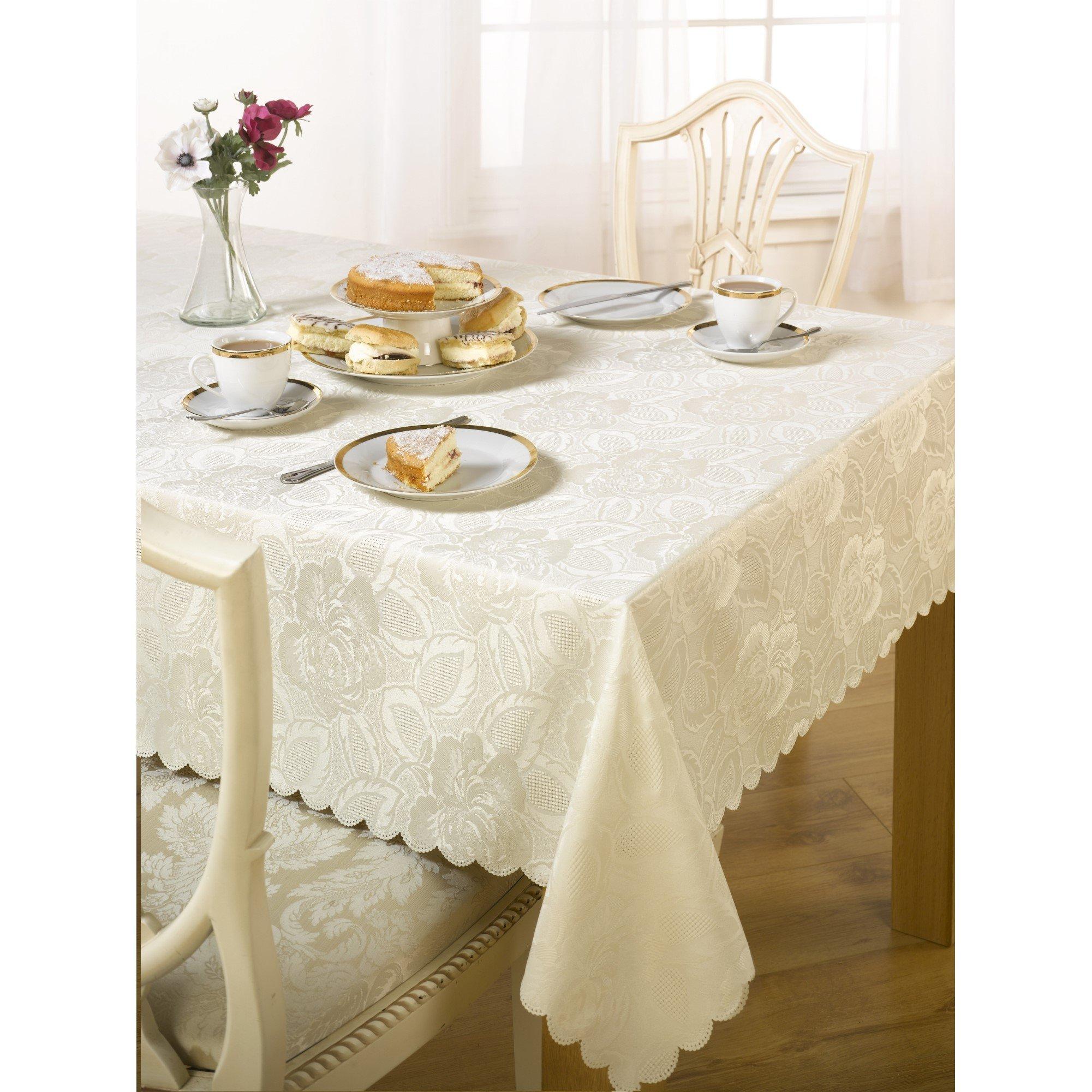Emma Barclay | Damask Rose - Jacquard Table Cloth | Tablecloths | FRASERS