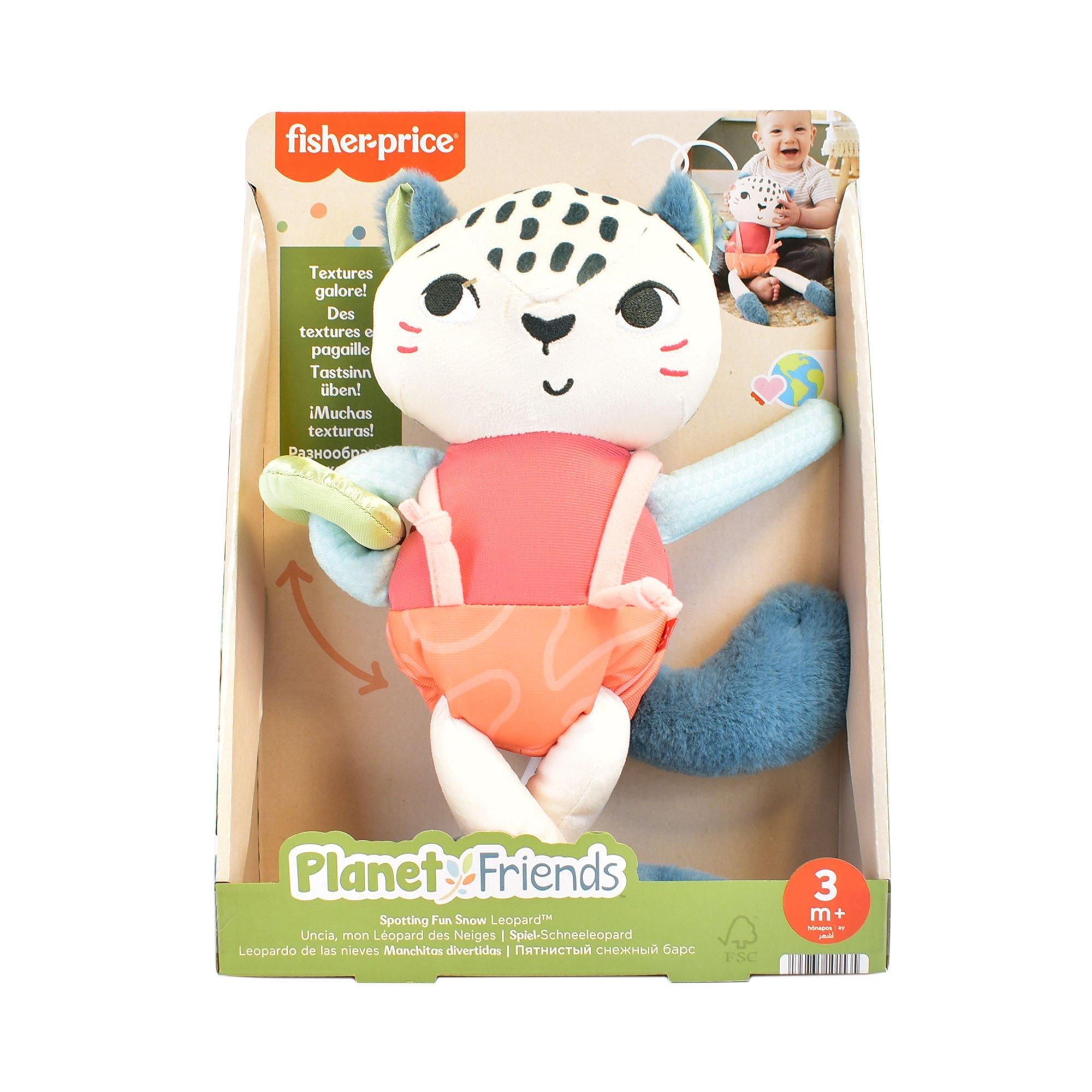 Mattel | Kids' Fisher Price Snow Leopard Plush Toy | Plush Toys ...