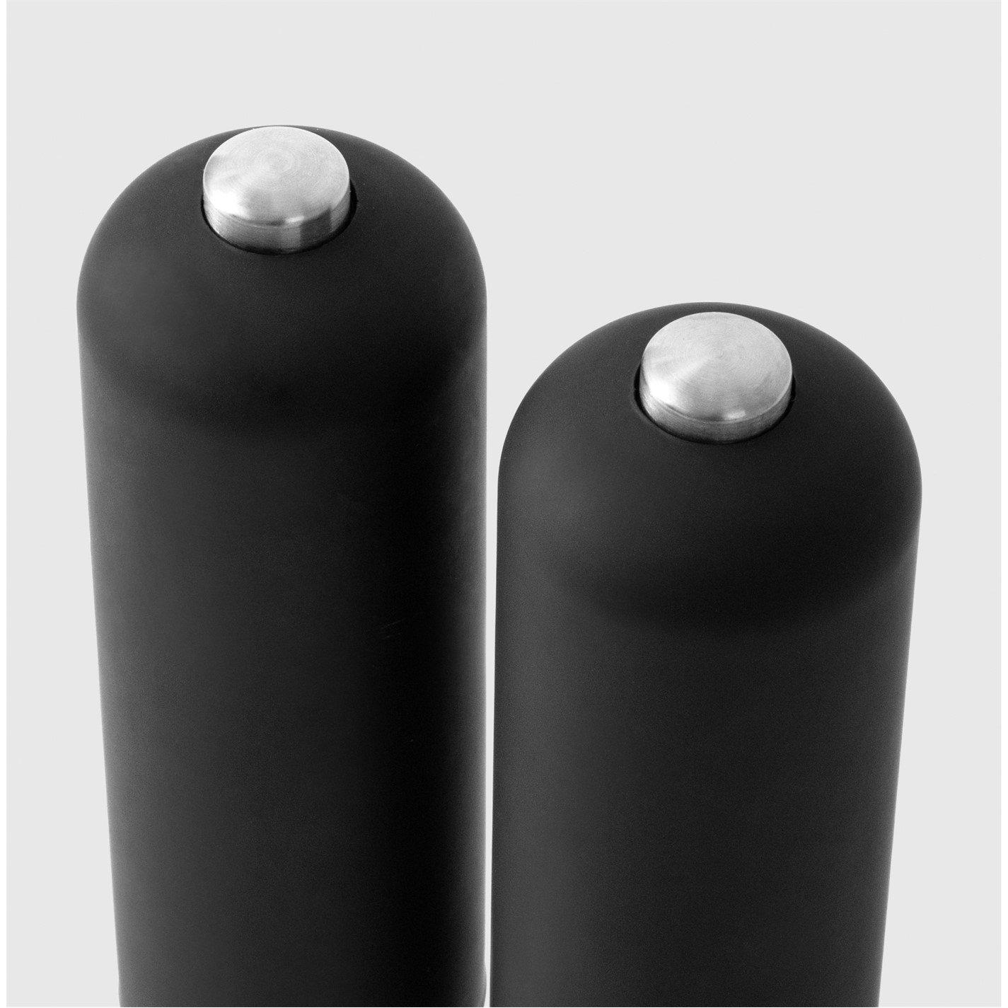 Salter Electronic Salt & Pepper Mills - Matt Black | FRASERS