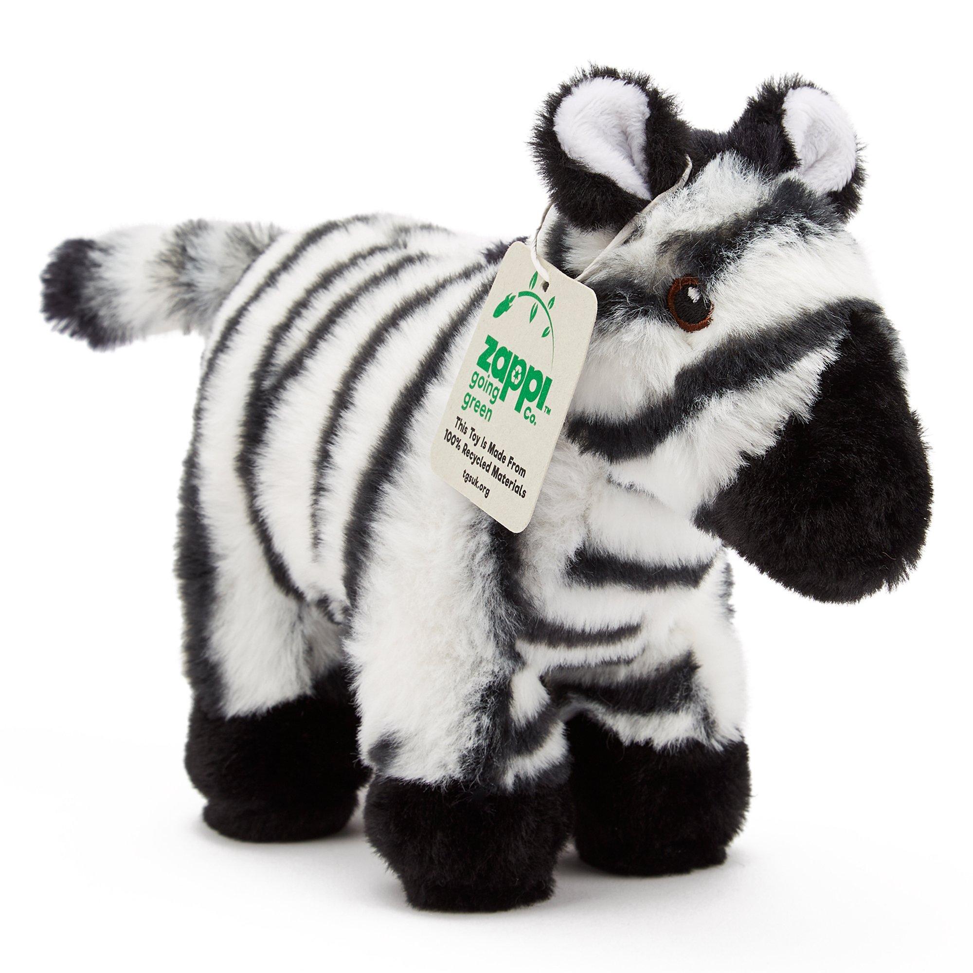 Zappi Co | Zappi Co Zebra Soft Toy 23 cm ECO | Plush Toys | FRASERS