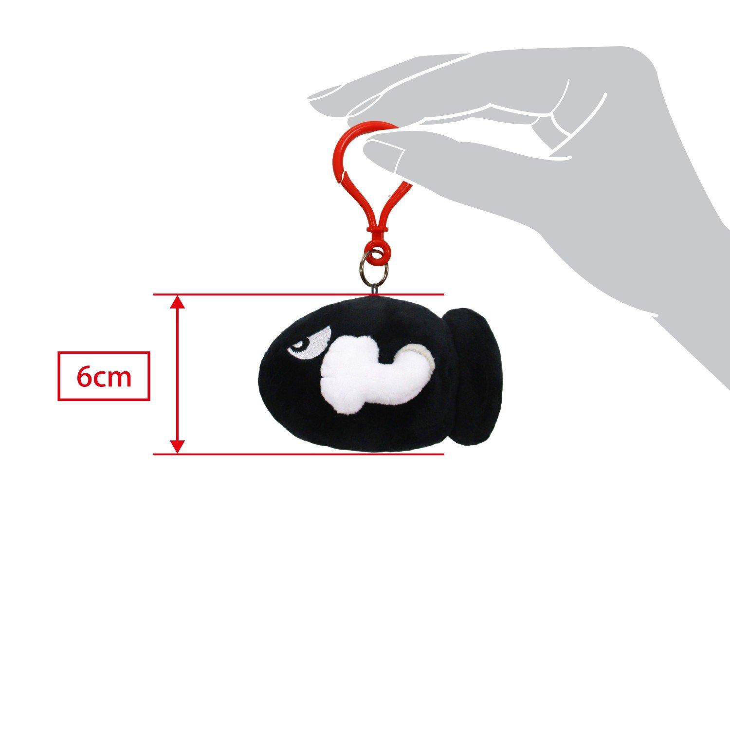 Super Mario | Bullet Bill Key Chain | Plush Toys | Sports Direct