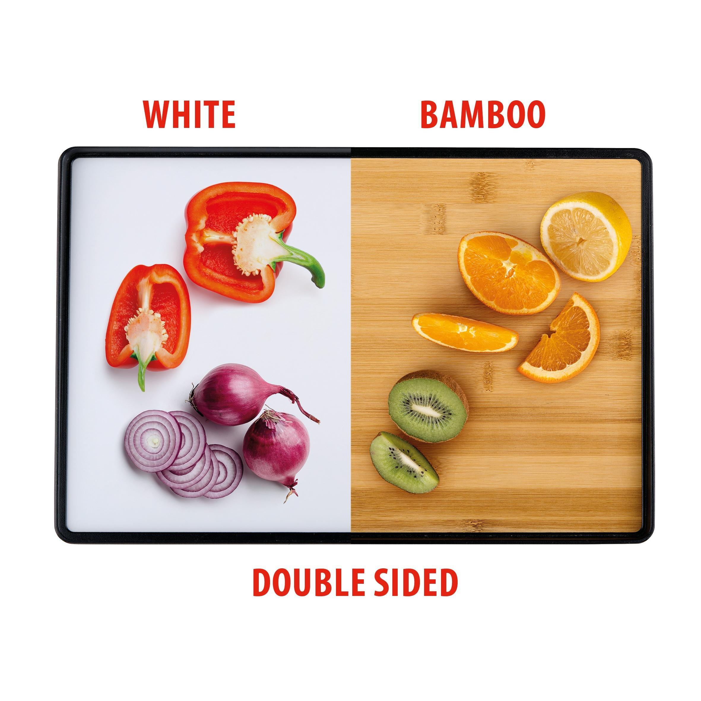 Alpina Double Sided Cutting Board 37.6x25cm | Sports Direct