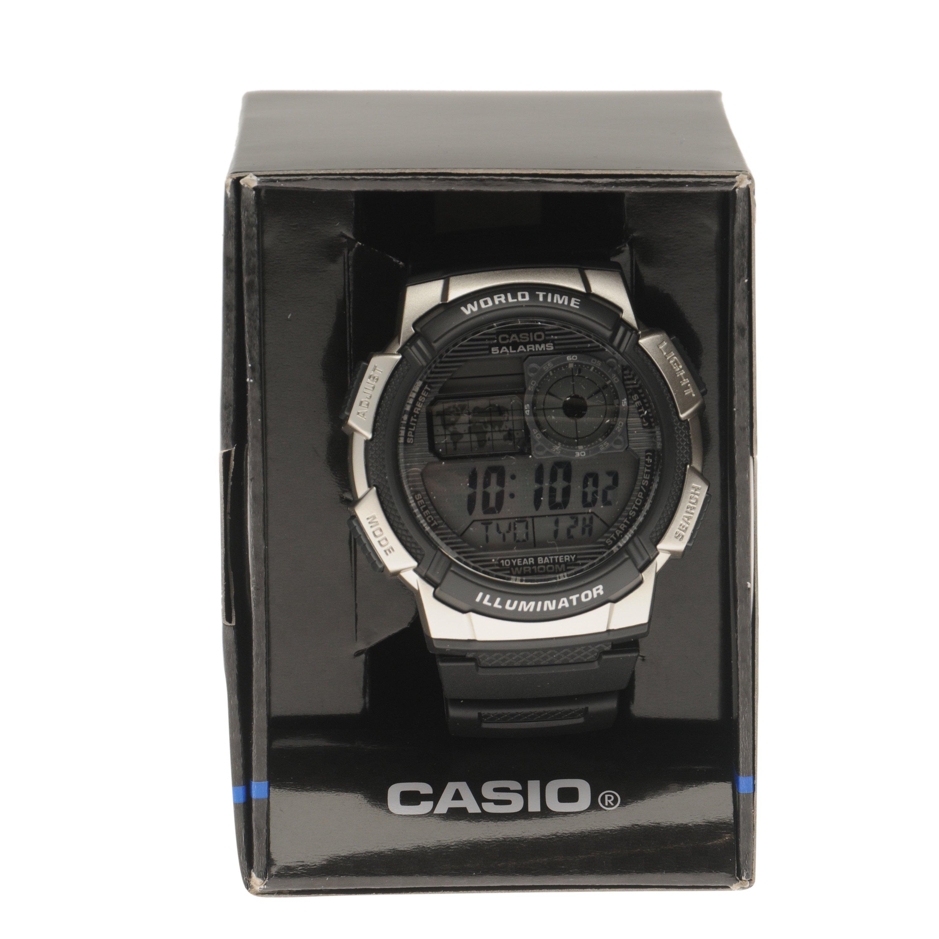 Casio | Casio Collection Mens World Time Alarm Chronograph Watch ...