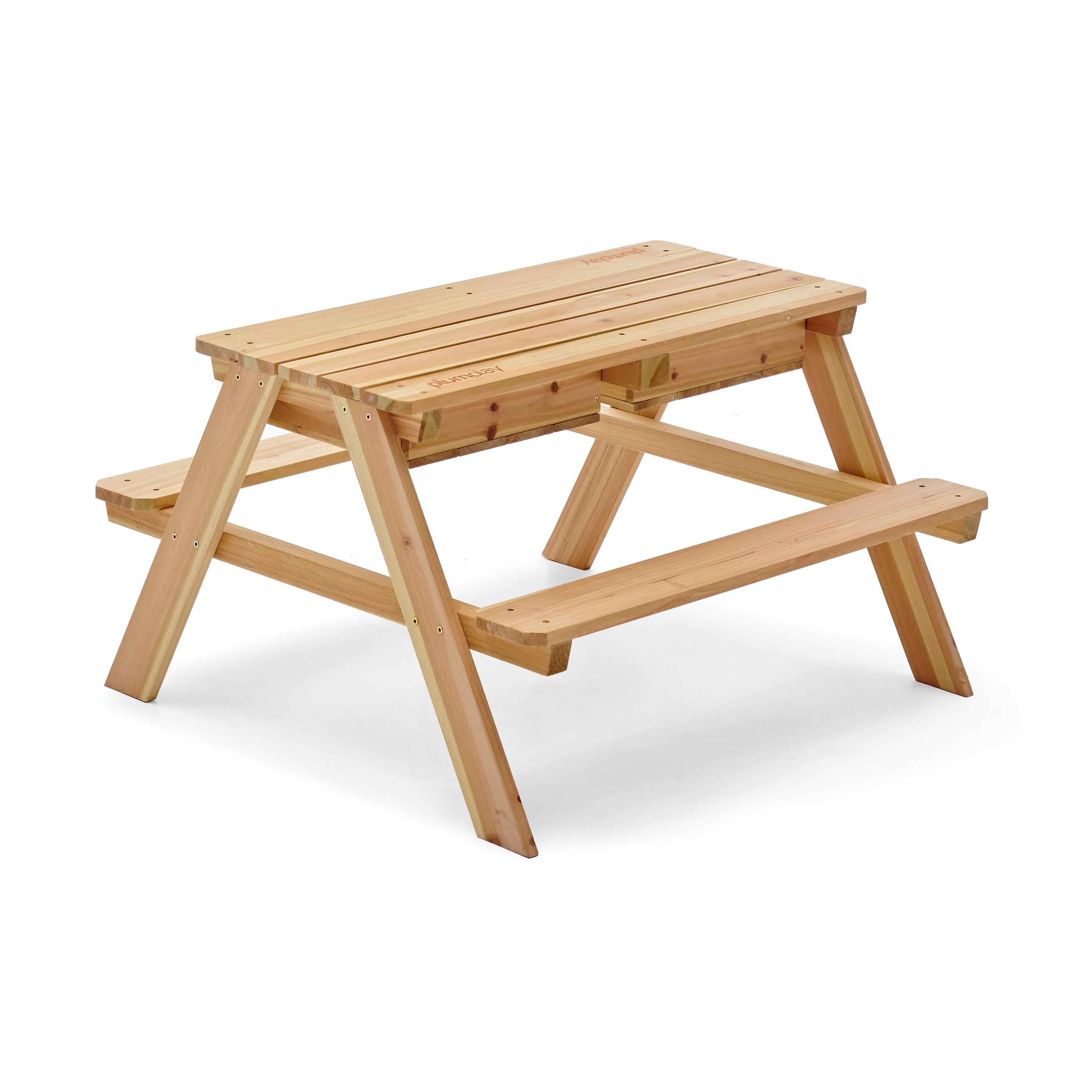 Plum Play | Plum Surfside Wooden Sand & Water Picnic Table | Garden ...