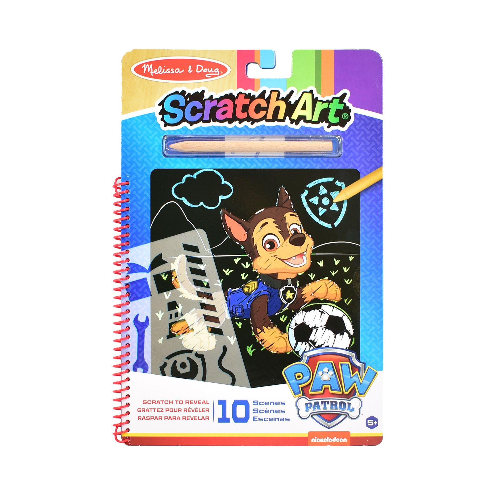 Paw Patrol | Kids' Melissa & Doug Scratch Art Pad Scribbler | Scribblers | FRASERS