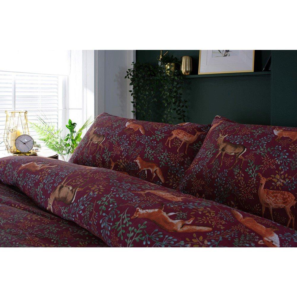 Deyongs | and Deer Mulberry Cotton Rich 200 Thread Count Duvet Cover ...