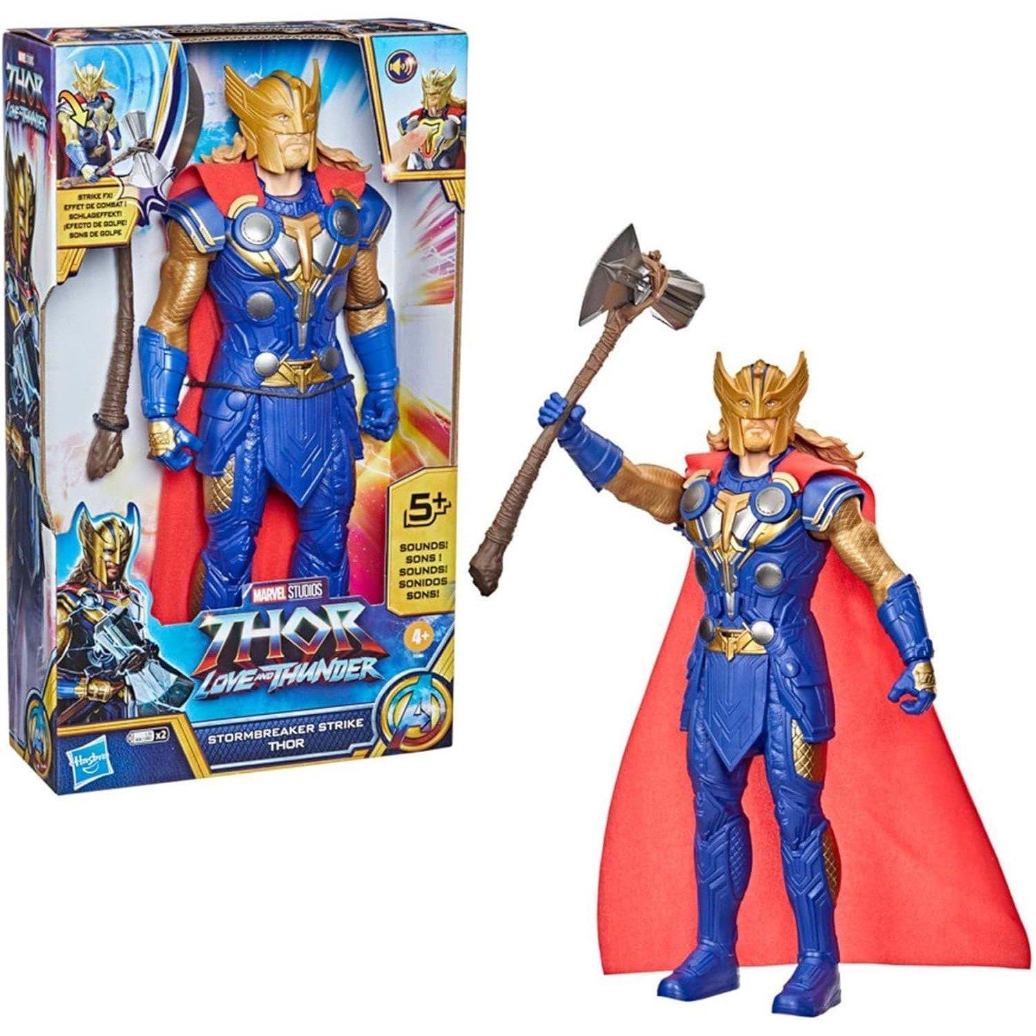 Marvel Thor Love and Thunder Stormbreaker Strike Thor Action Figure ...