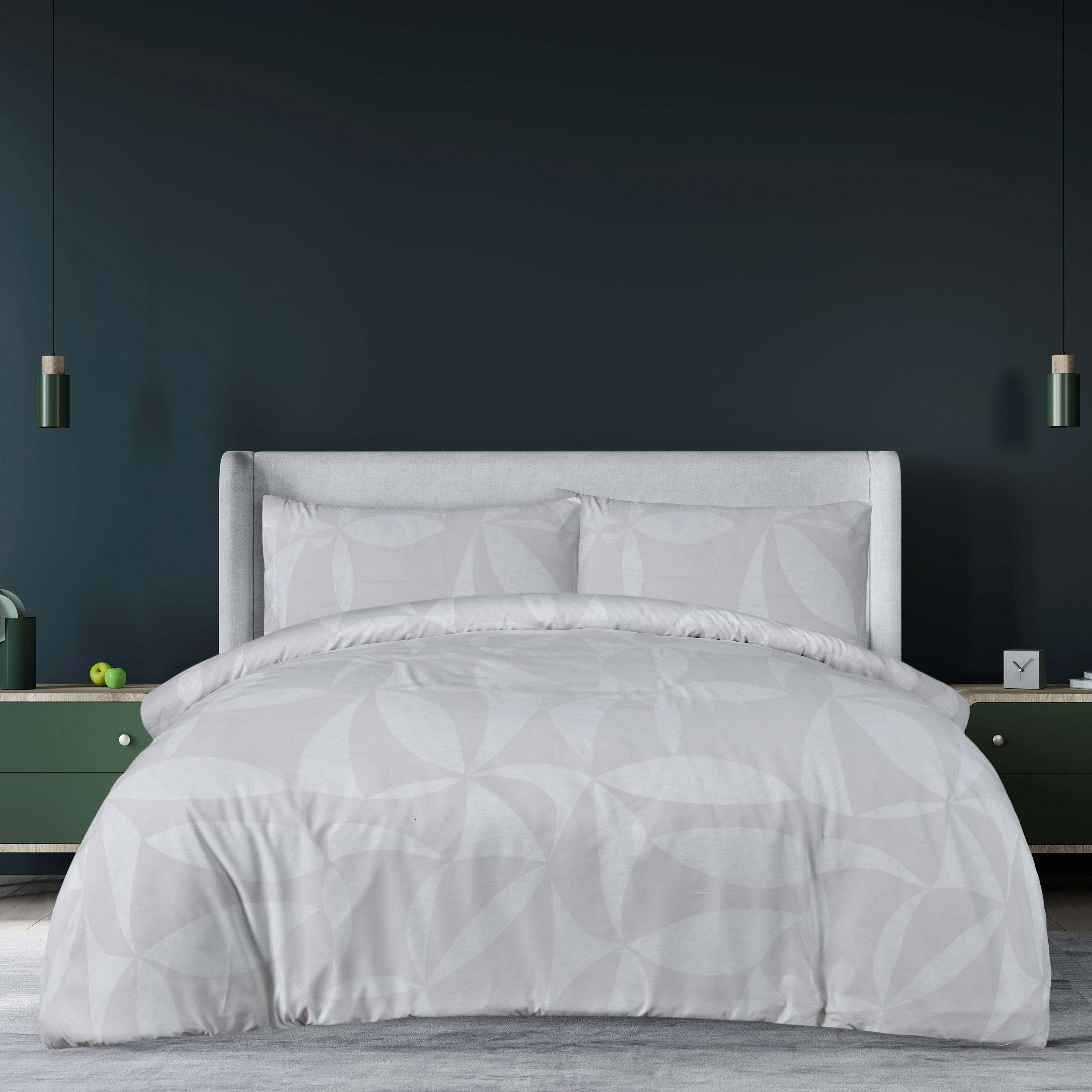 Homelife Cut Out Textured Geo Duvet Cover Sets | Sports Direct