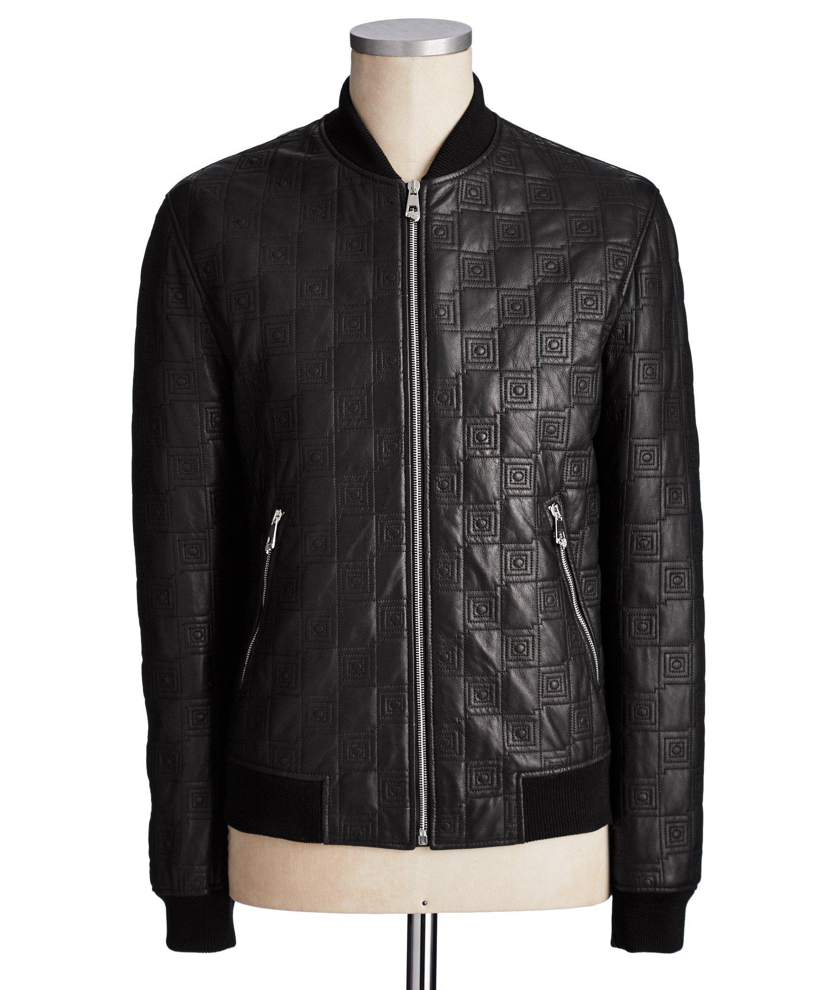 Versace Lambskin Jacket | Leather | Harry Rosen