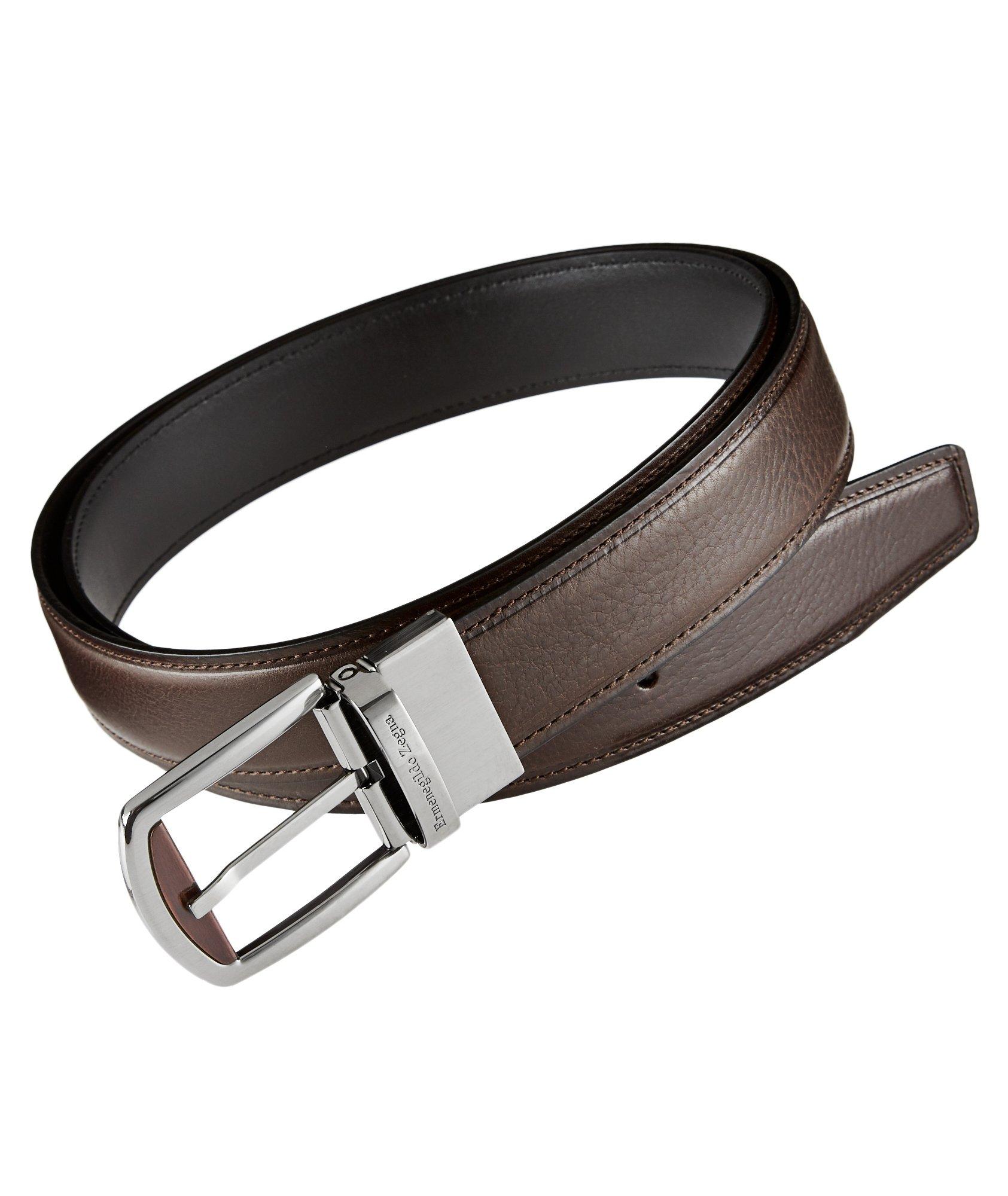 Zegna Leather Belt | Belts | Harry Rosen