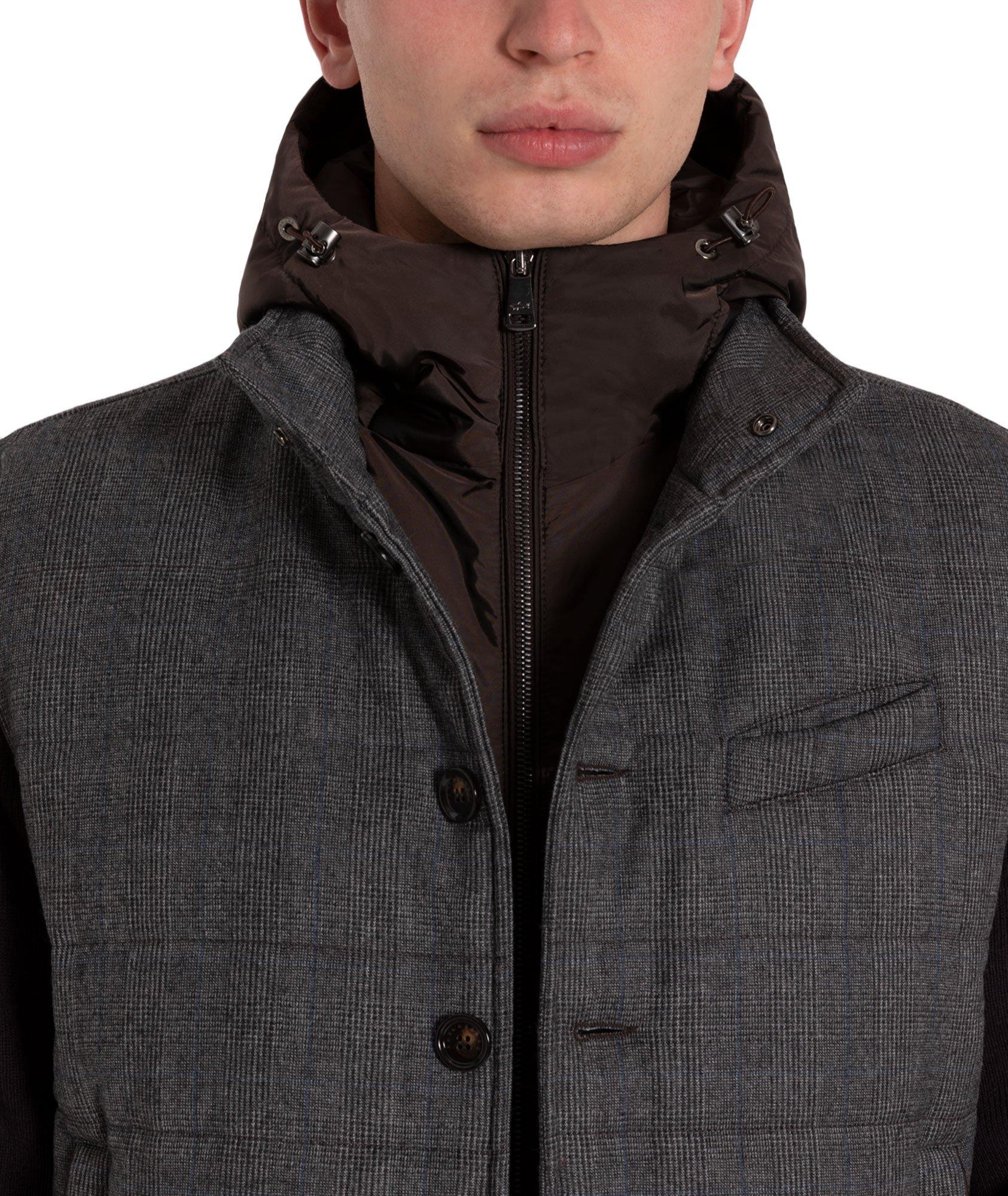 Paul & Shark Glen-Checked Hooded Swacket | Sweaters & Knits | Harry Rosen