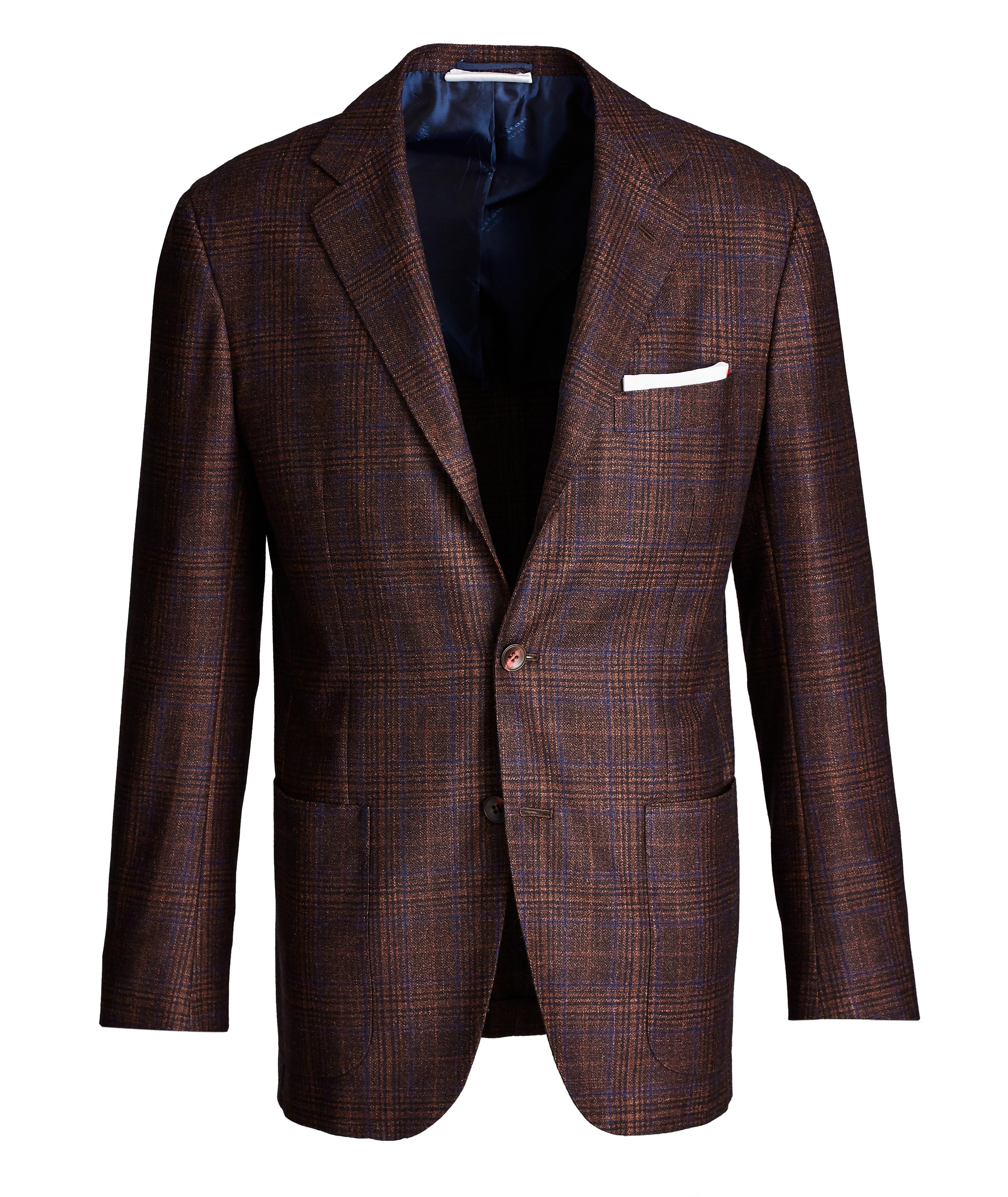 Kiton Veston en laine, cachemire et soie de coupe contemporaine ...