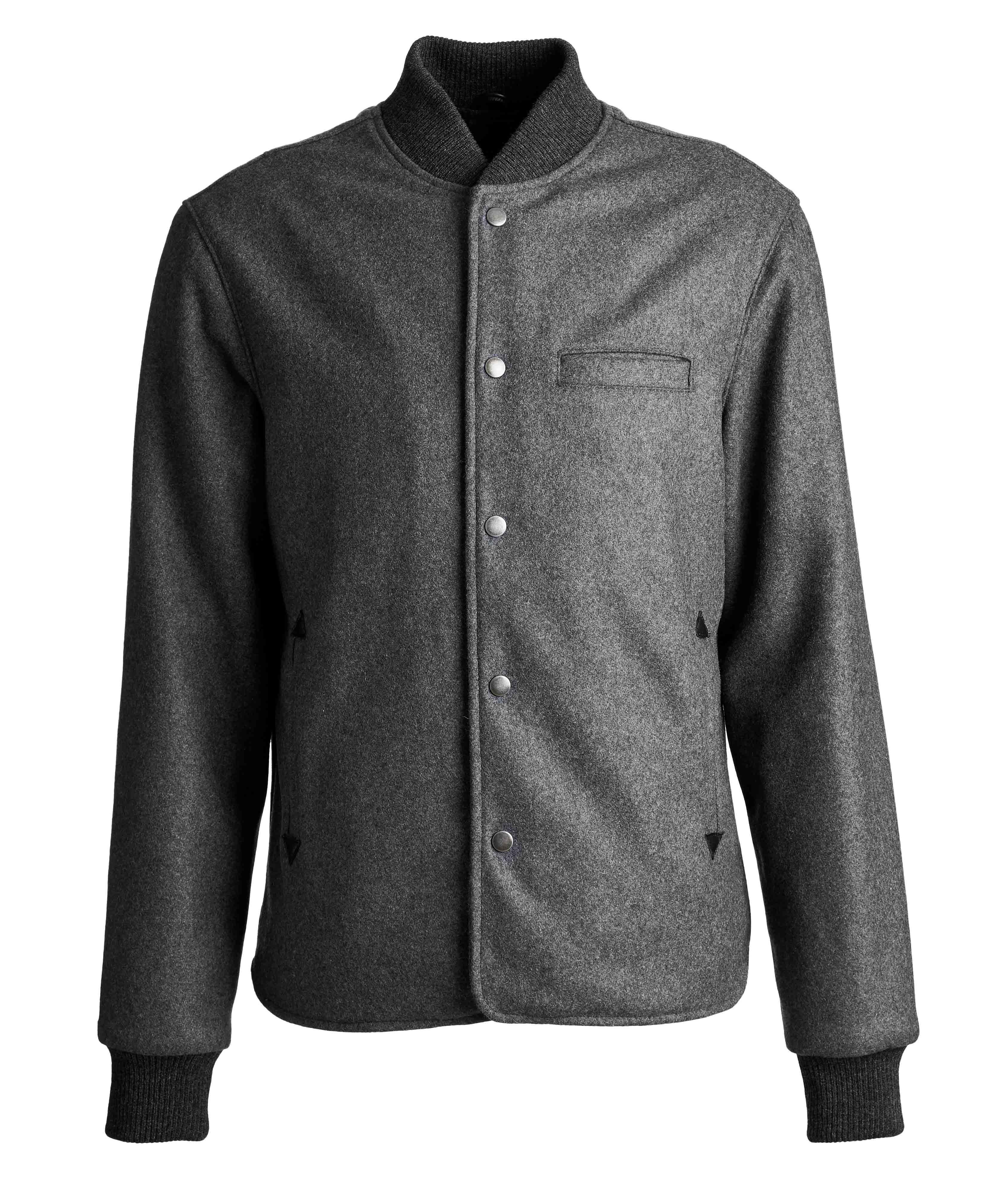 Outclass Stadium Wool-Nylon Jacket | Coats | Harry Rosen