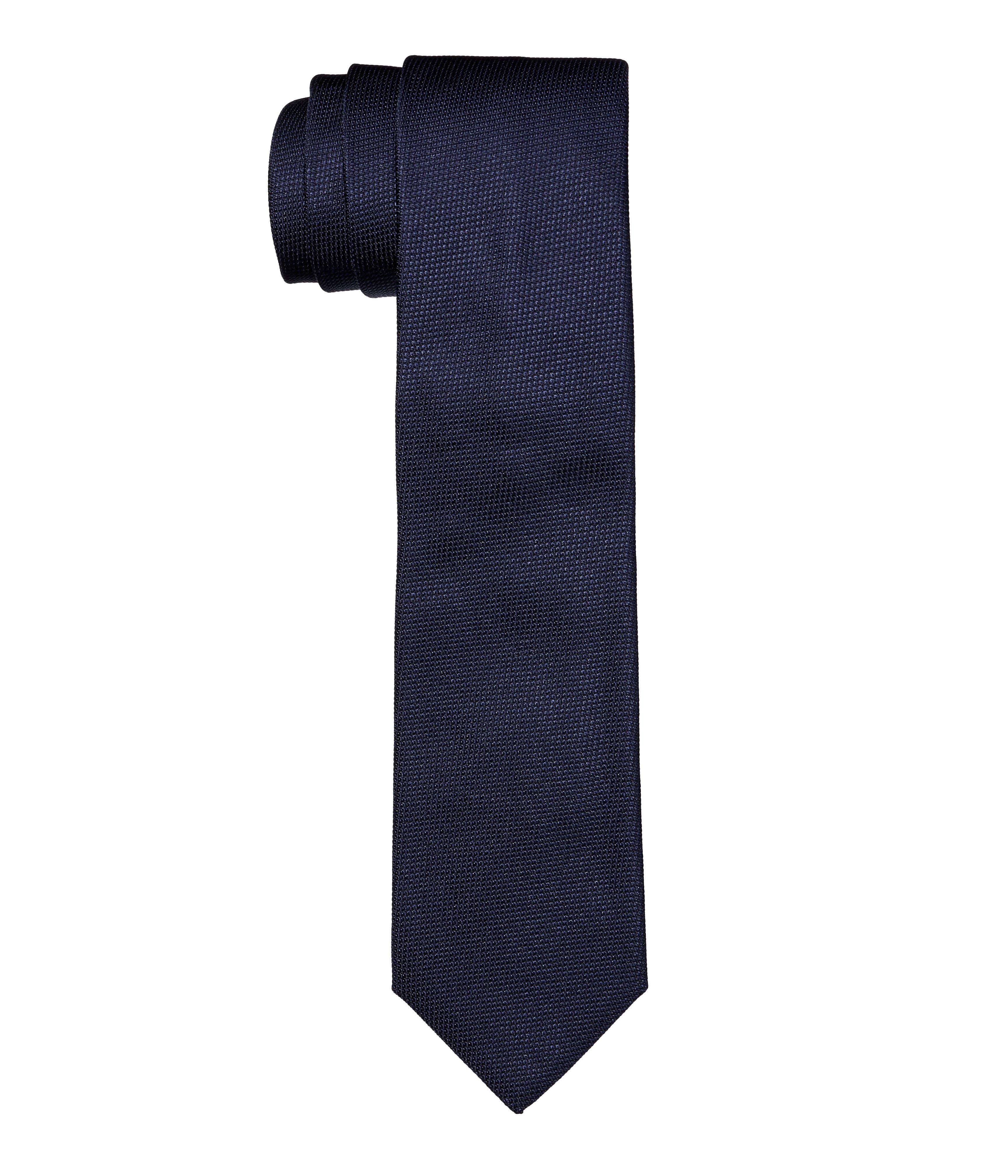 Altea Cravate en soie à motif caviar | Cravates et mouchoir | Harry Rosen