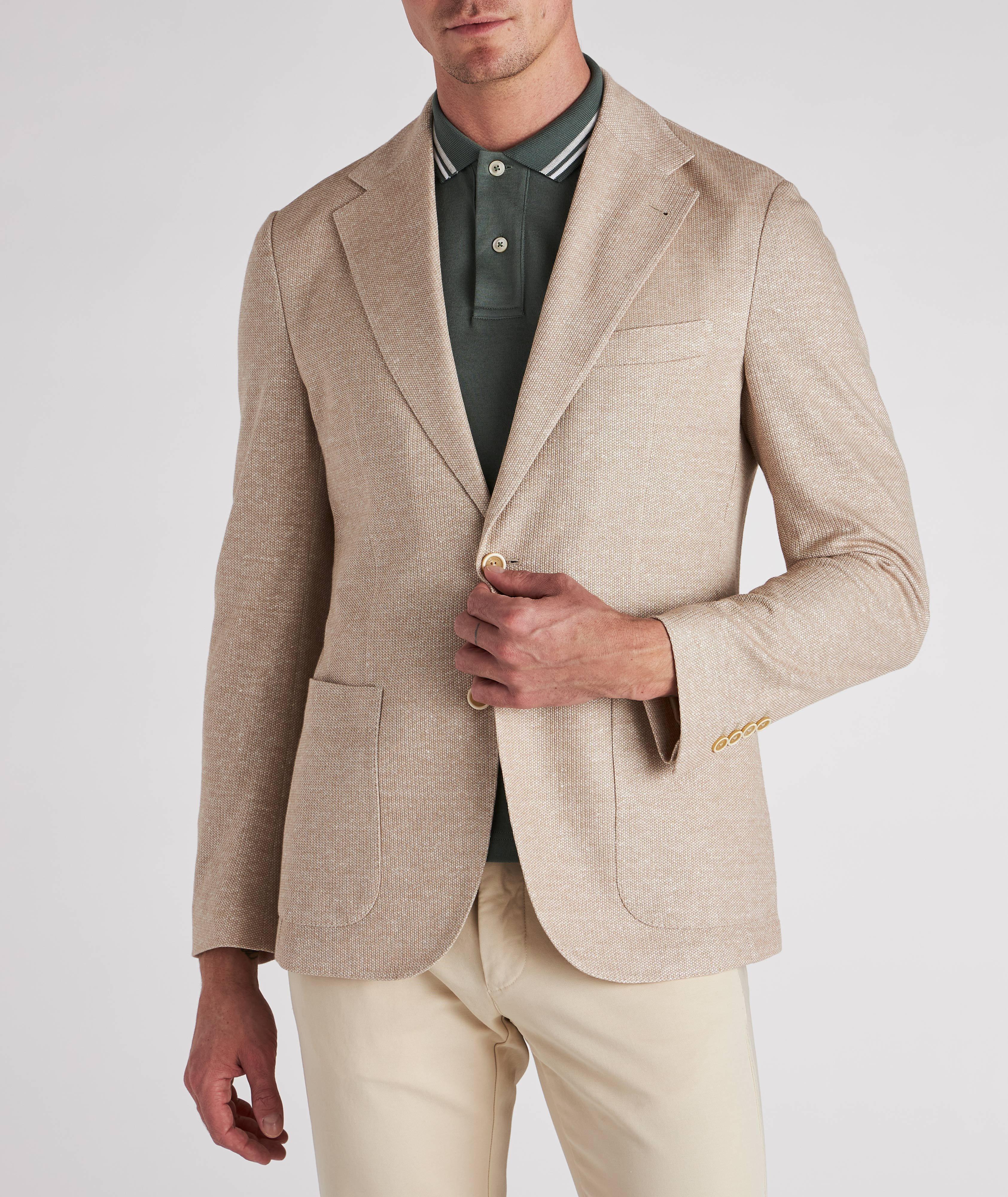 Eleventy Unconstructed Linen-Cotton Soft Jacket | Sport Jackets | Harry ...