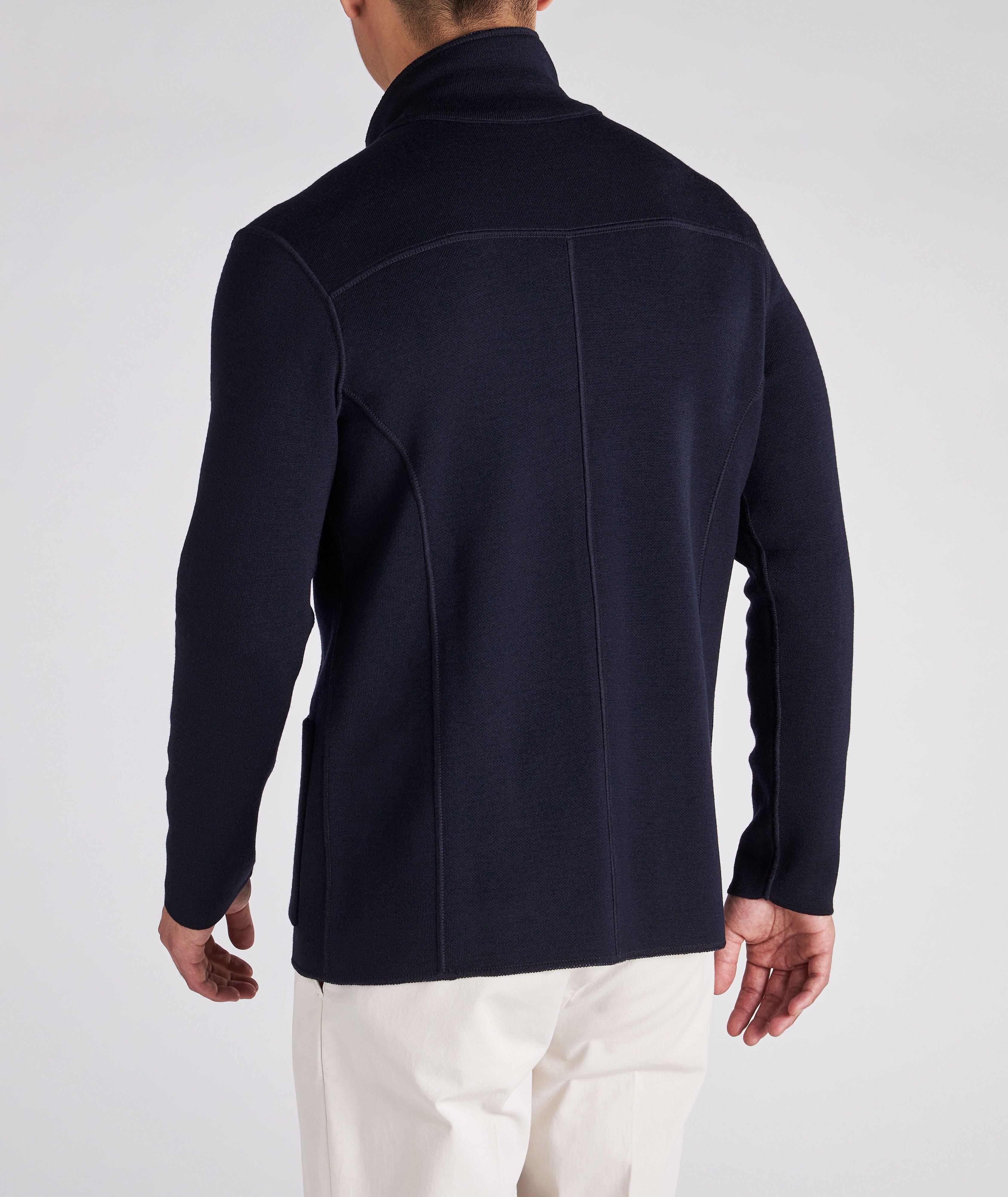 Maurizio Baldassari Reversible Knit Wool Swacket | Sweaters & Knits ...