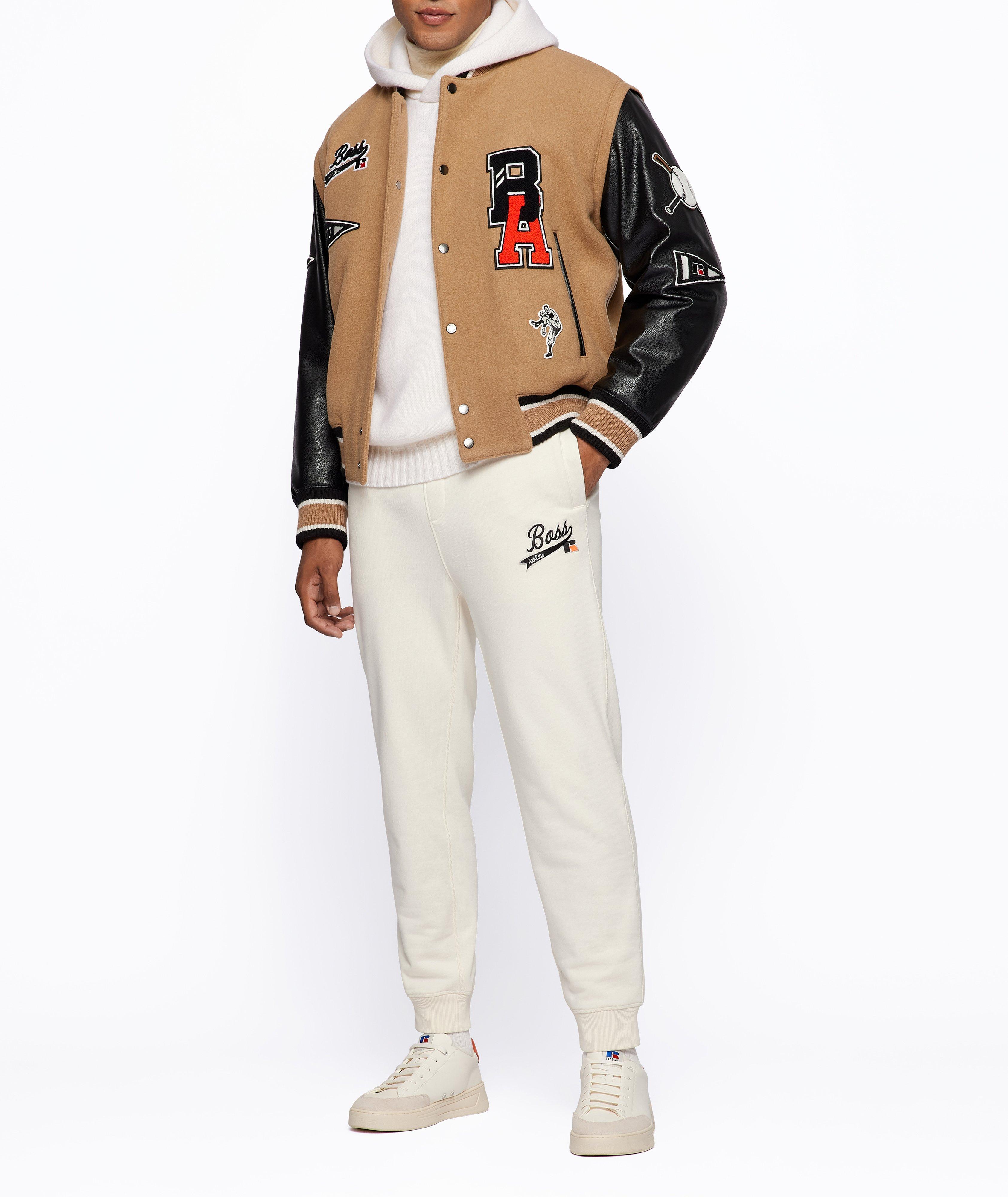 BOSS BOSS X Russell Athletic Wool-Blend Varsity Jacket | Sport Jackets ...