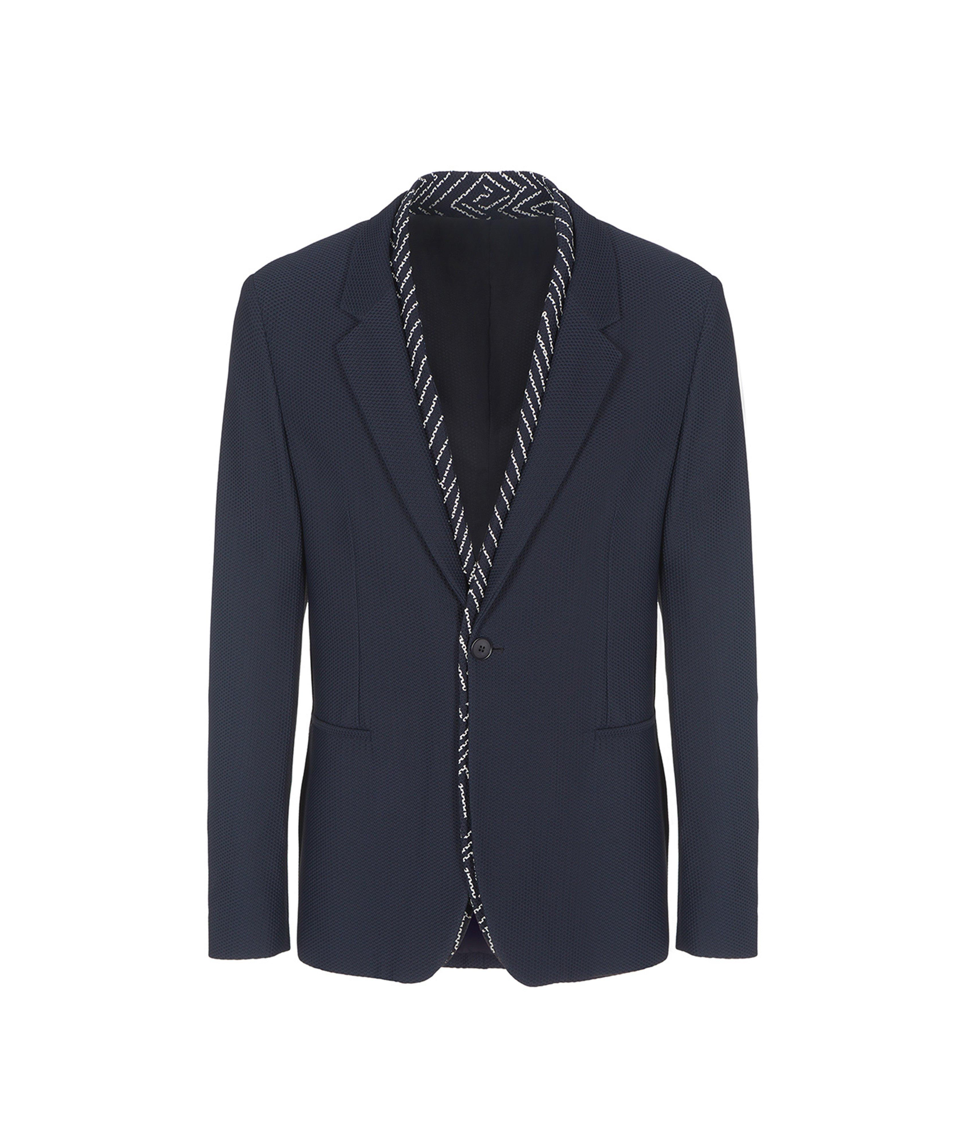 Giorgio Armani Veston à simple boutonnage et à revers superposé ...