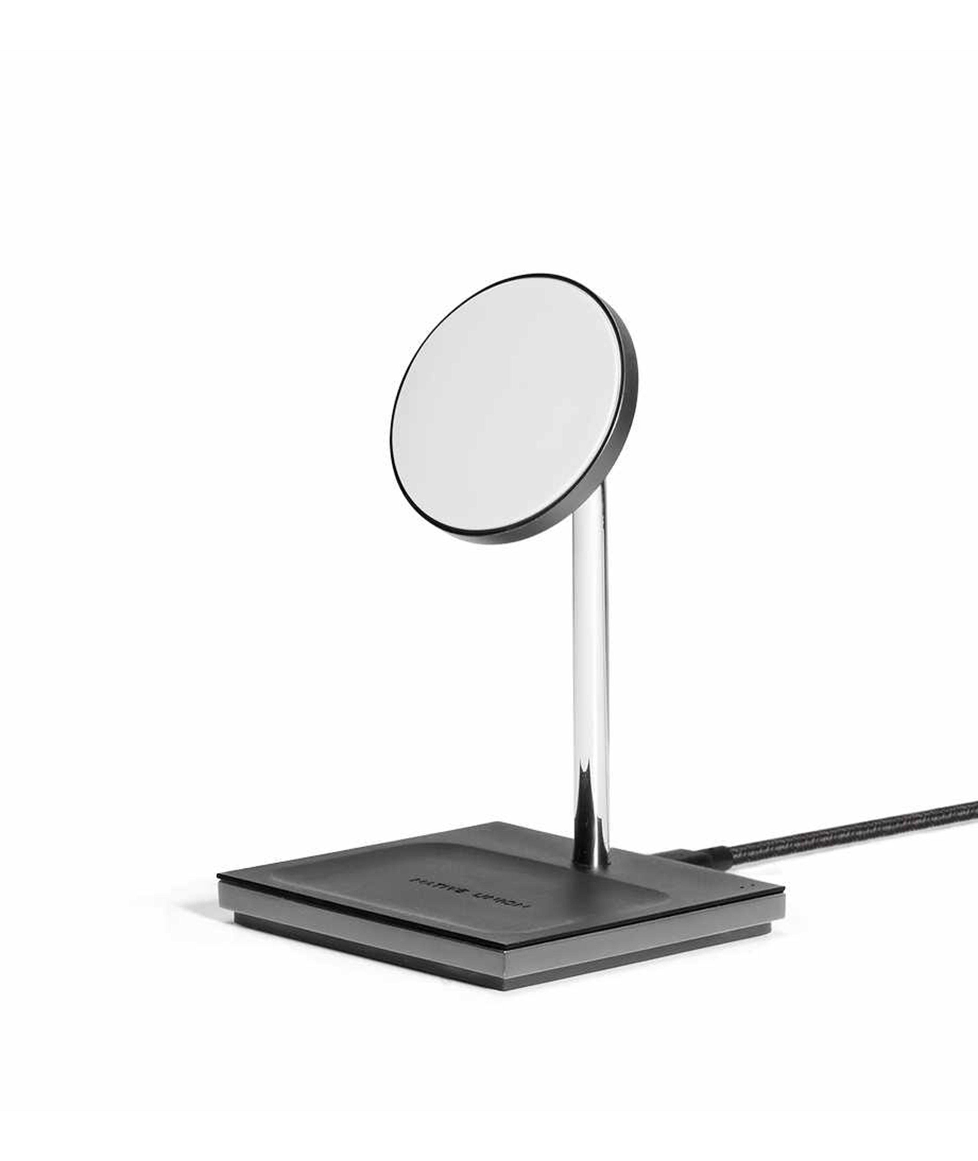 Native Union Rise 2-in-1 Wireless Charger MagSafe Compatible Slate ...