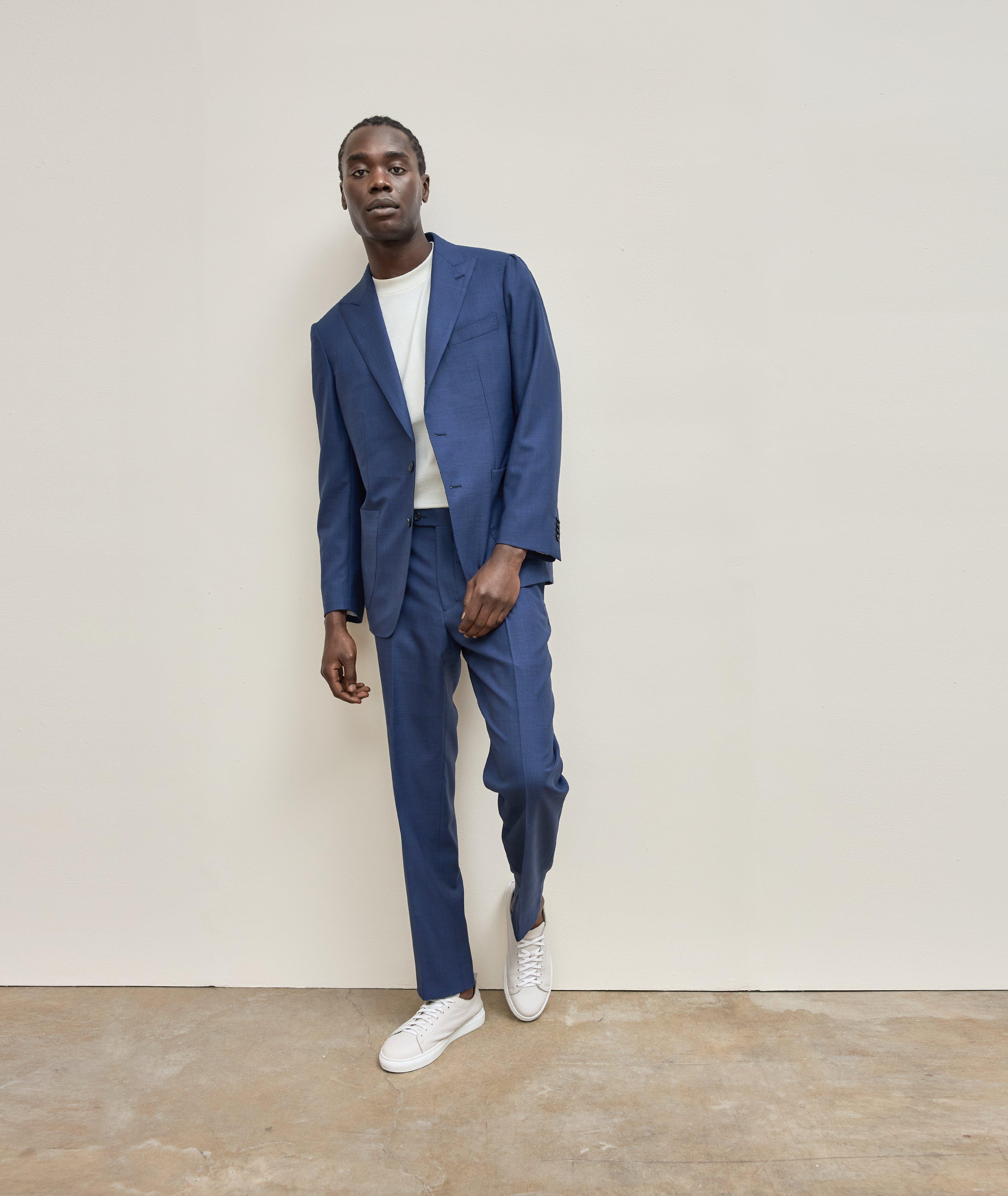 Harry Rosen Windowpane Wool Professional Suit - 20093232046