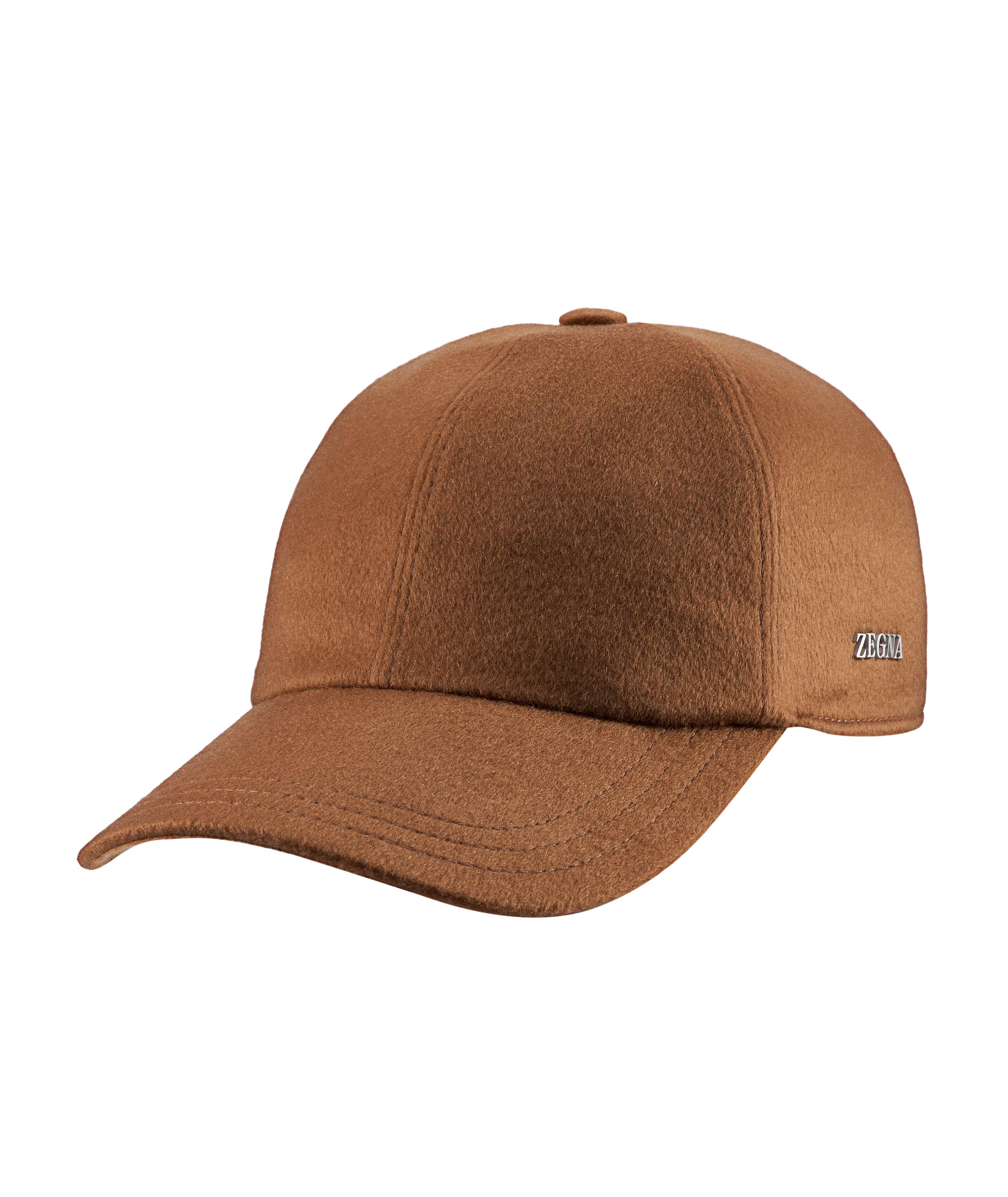 ZEGNA Logo Embroidered Metallic Cashmere Baseball Cap | Hats | Harry Rosen