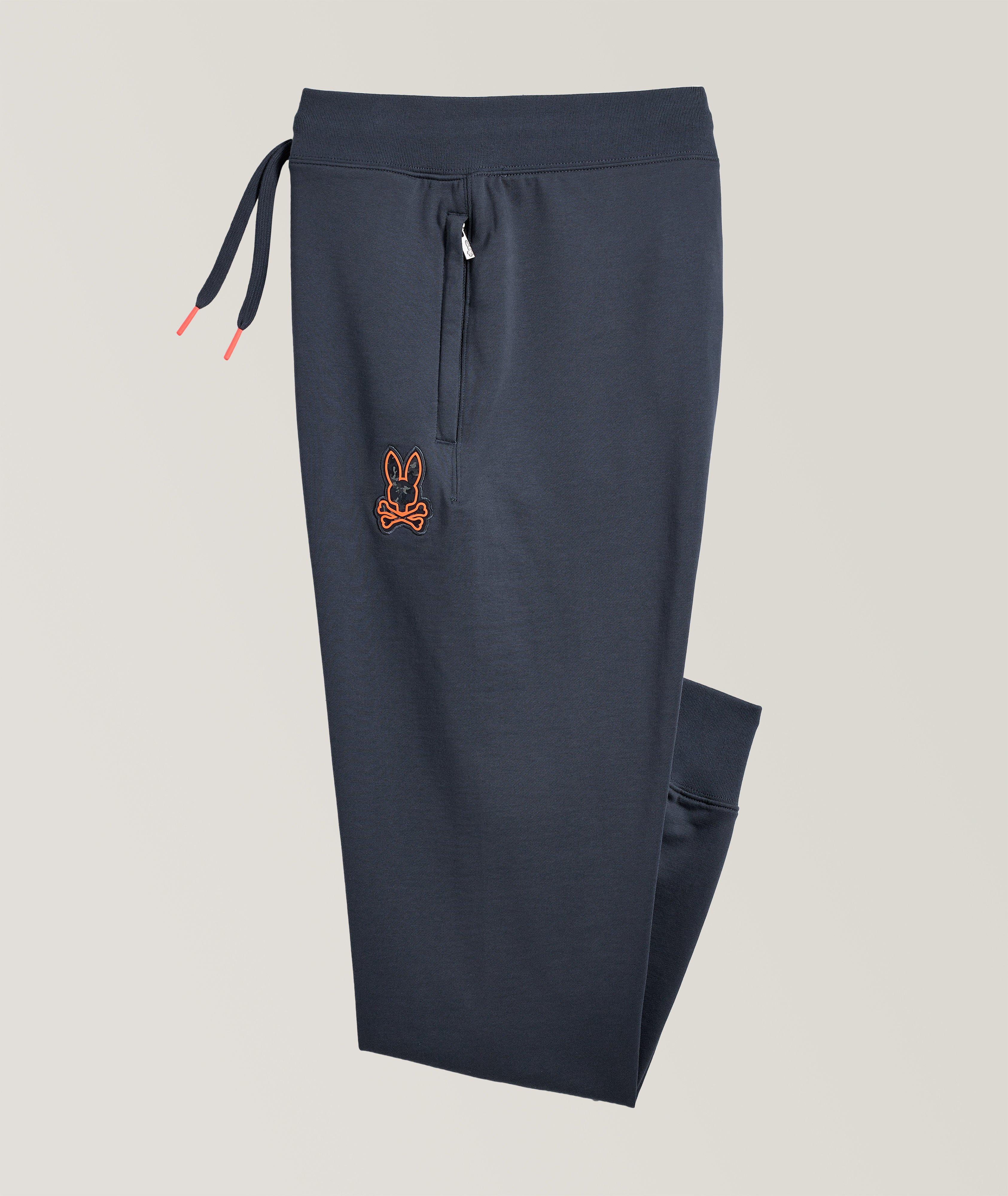 Psycho Bunny Logo Embossed Cotton Sweatpants | Pants | Harry Rosen