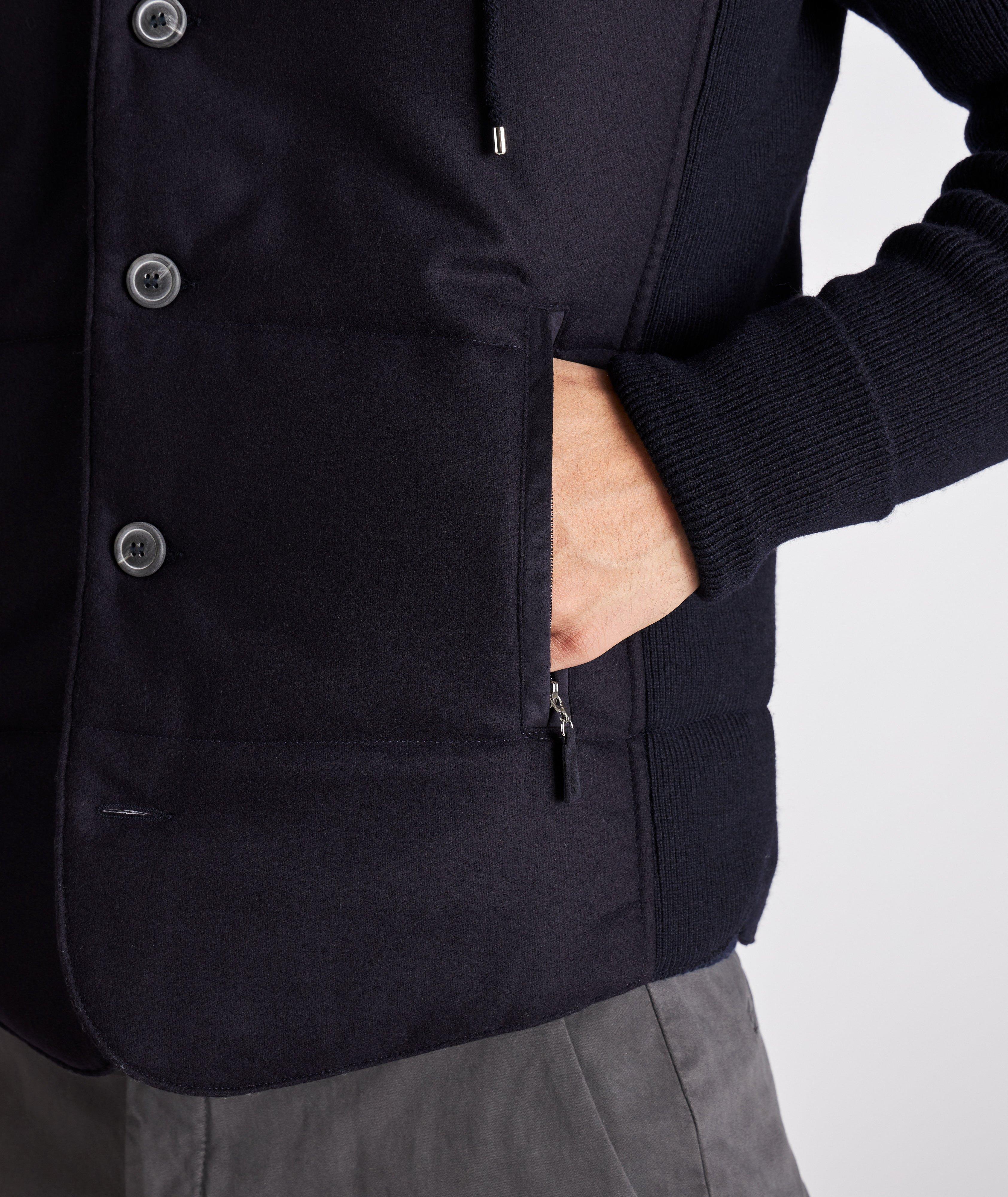 Gran Sasso Wool Flannel Knit Jacket | Coats | Harry Rosen