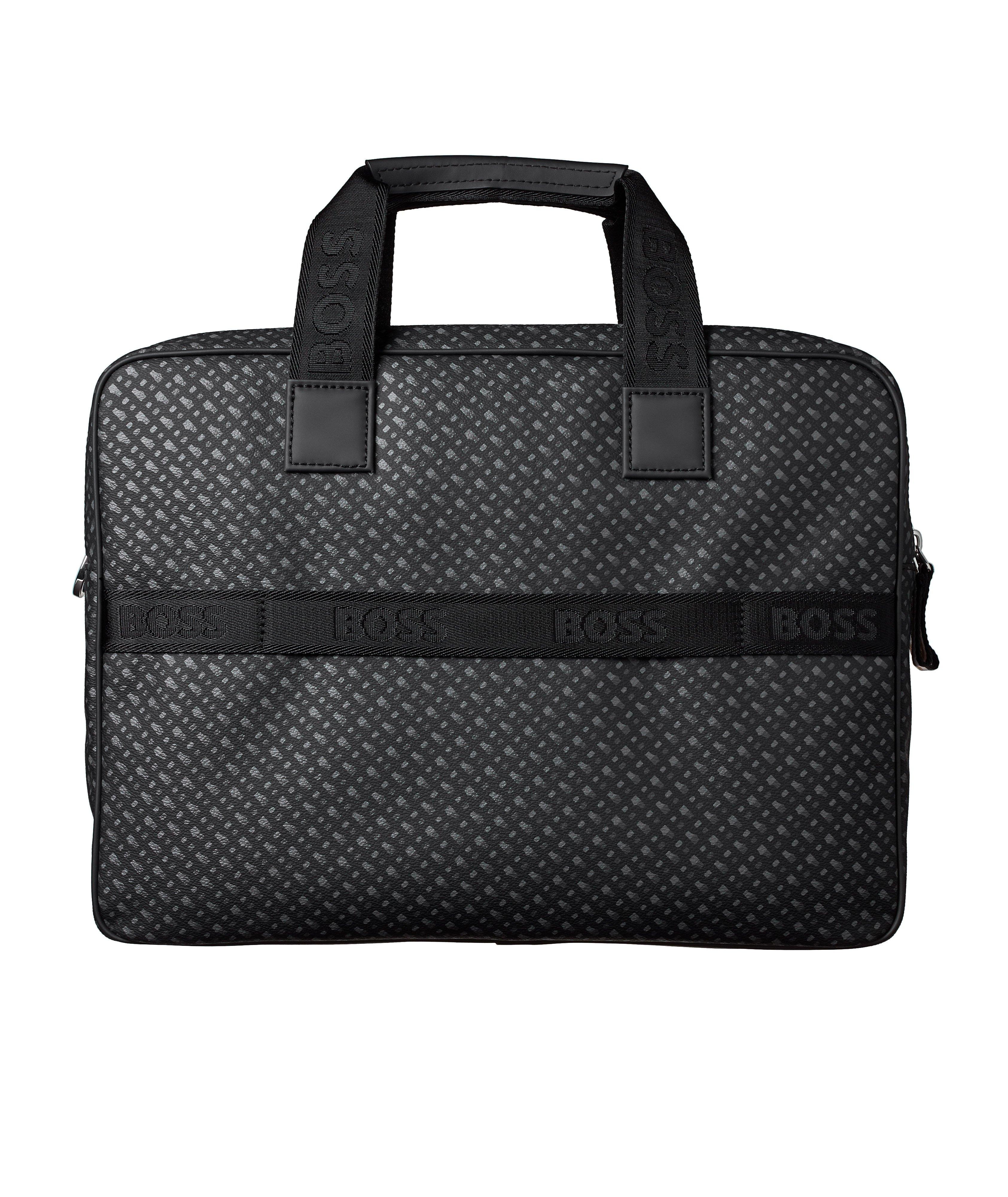 BOSS Byron Monogram Logo Briefcase | Bags & Cases | Harry Rosen