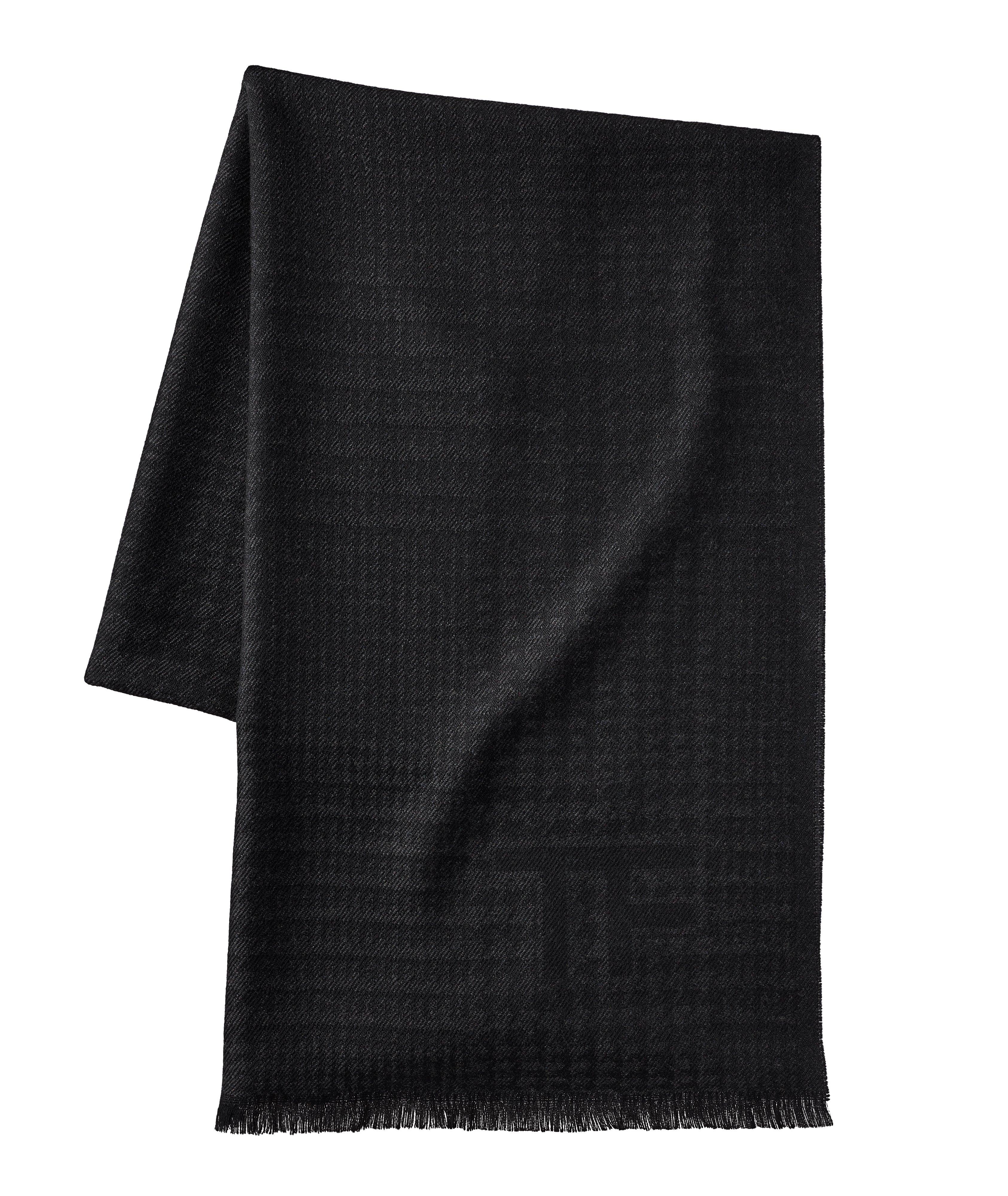 TOM FORD Prince Of Wales Check Patterned Wool Scarf | Scarves & Gloves ...