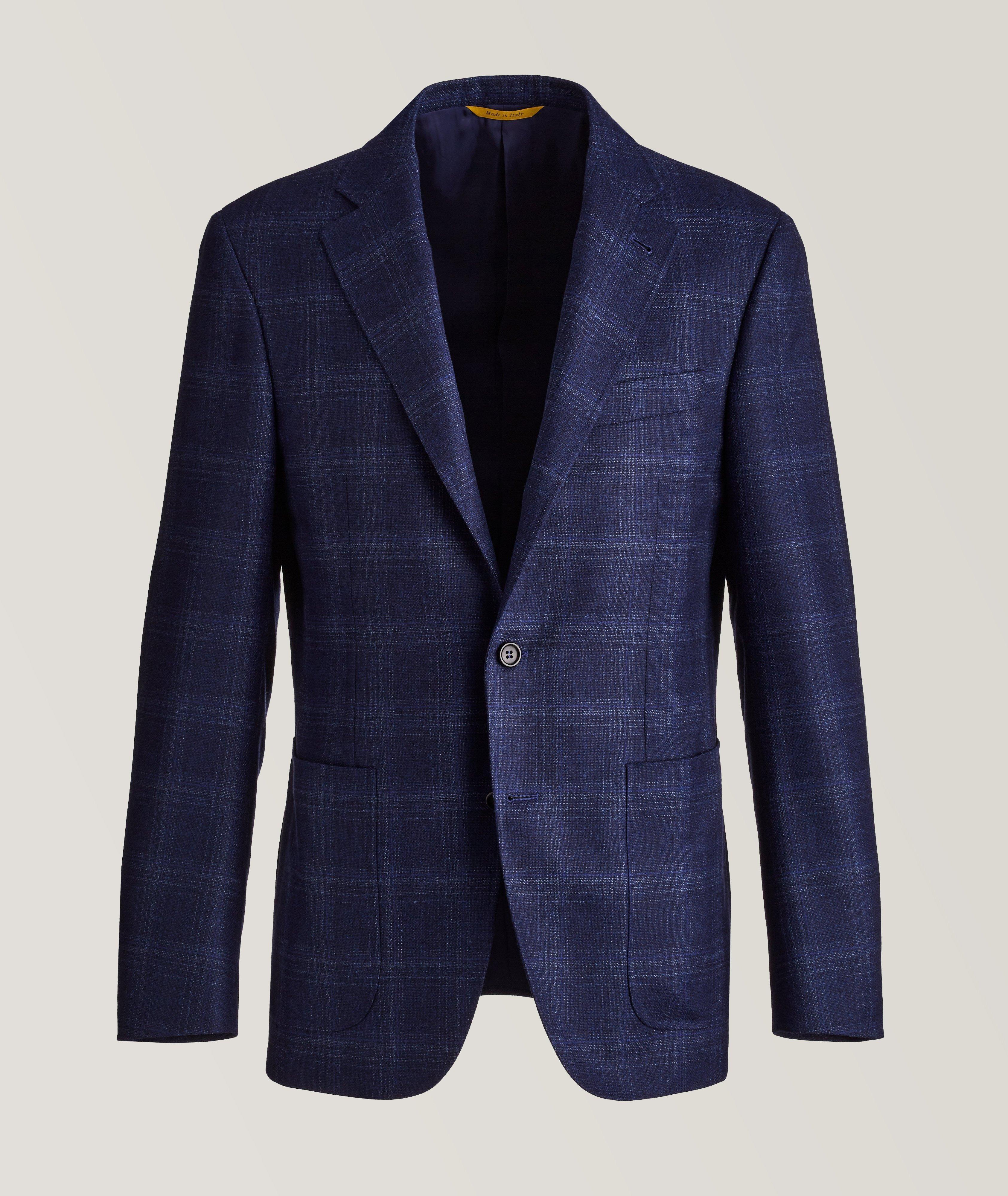 Canali Kei Tonal Check Wool Sport Jacket | Sport Jackets | Harry Rosen