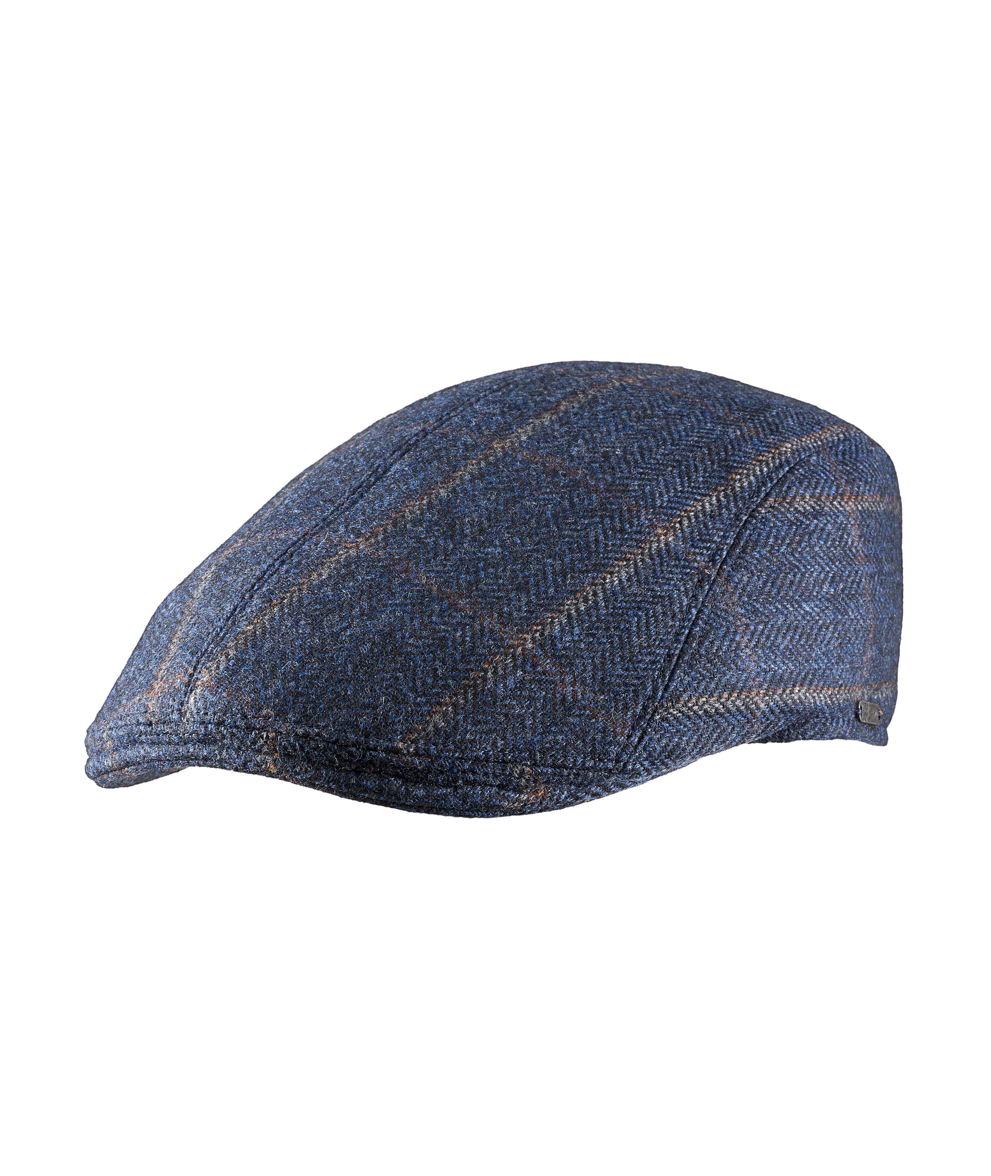 Wigens Herringbone Check Ivy Modern Cap | Hats | Harry Rosen