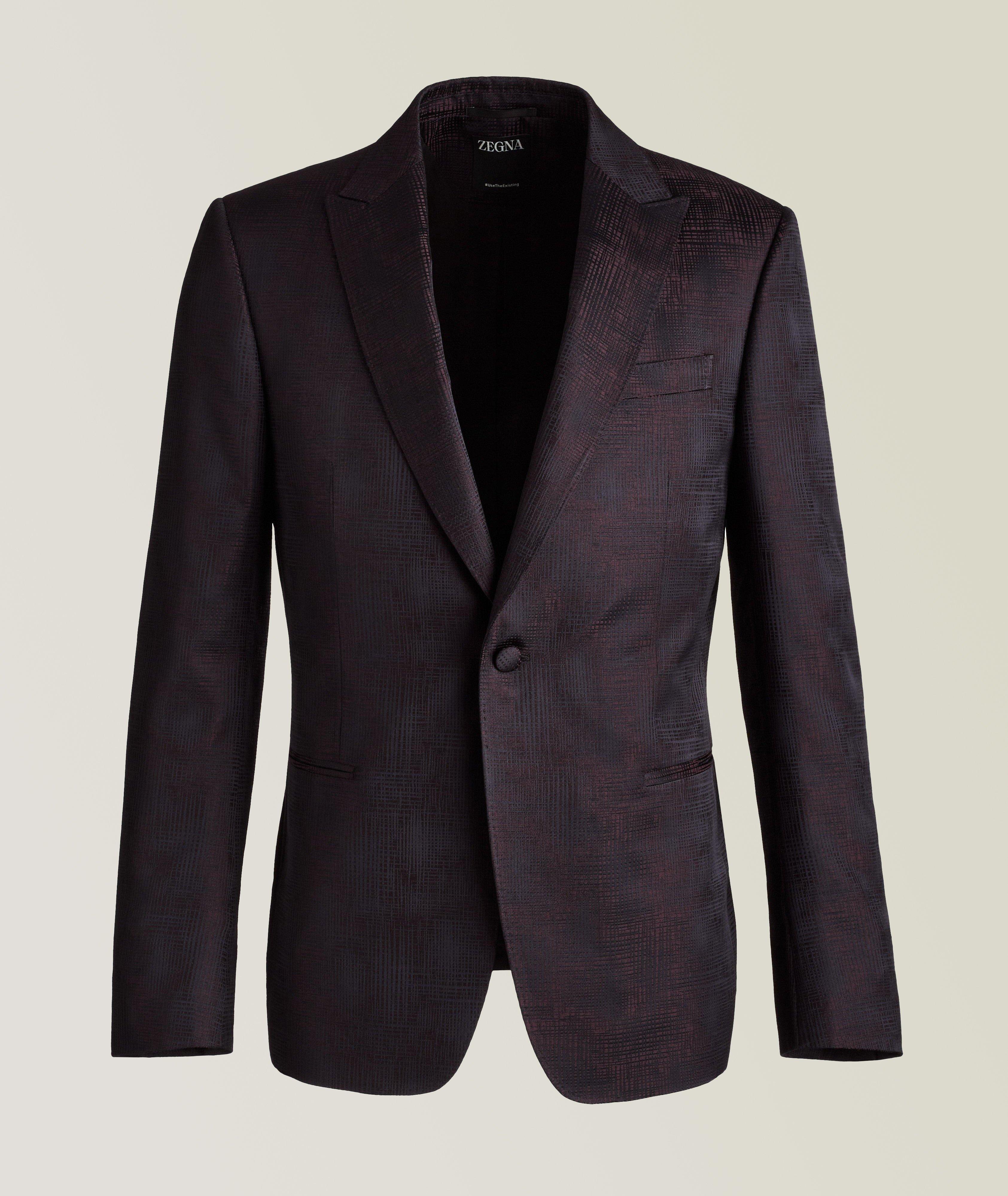 ZEGNA Drop 7 Wool-Blend Jacquard Jacket | Tuxedos | Harry Rosen