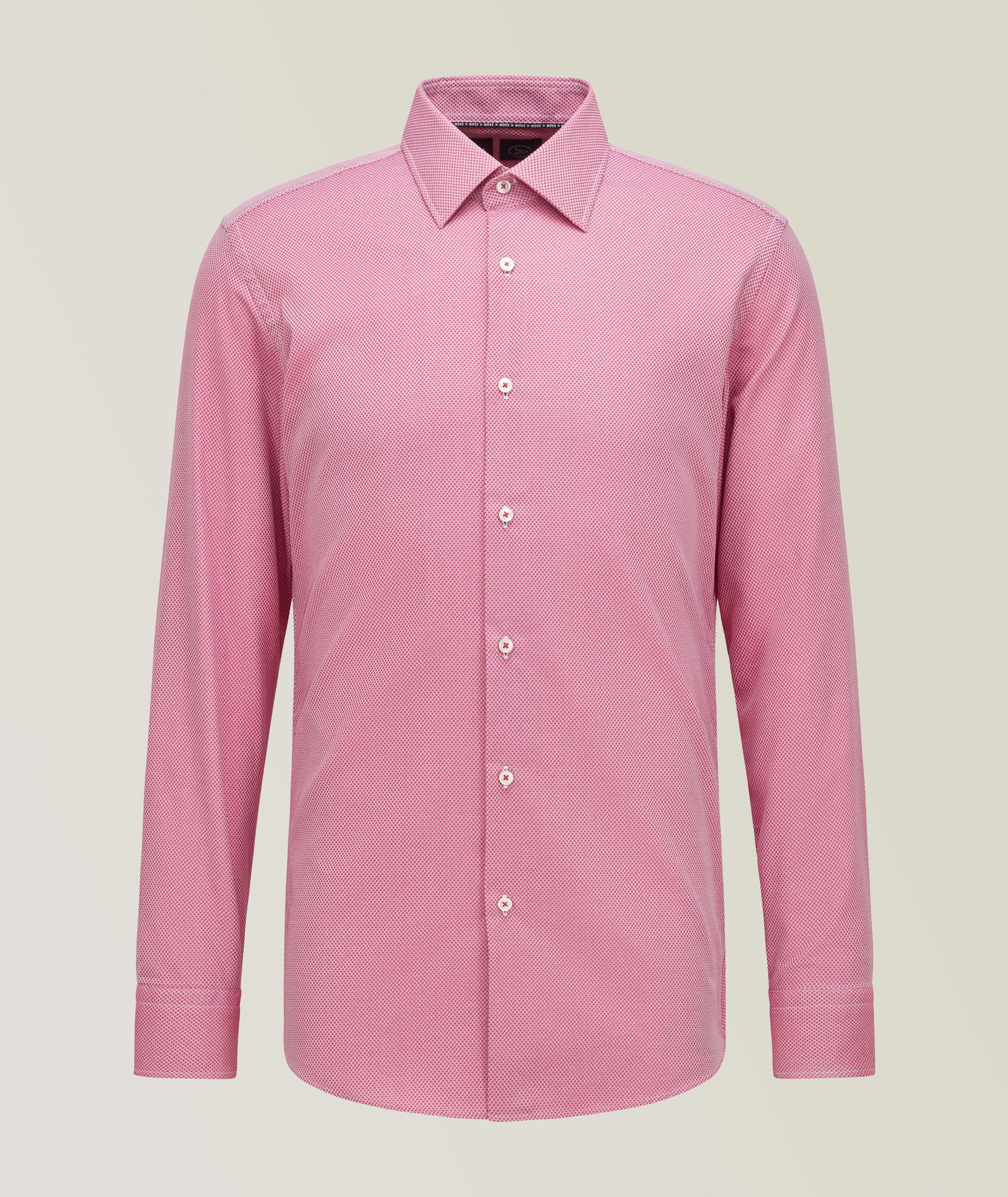 BOSS Slim-Fit Performance Stretch Dobby Dress Shirt | Dress Shirts ...