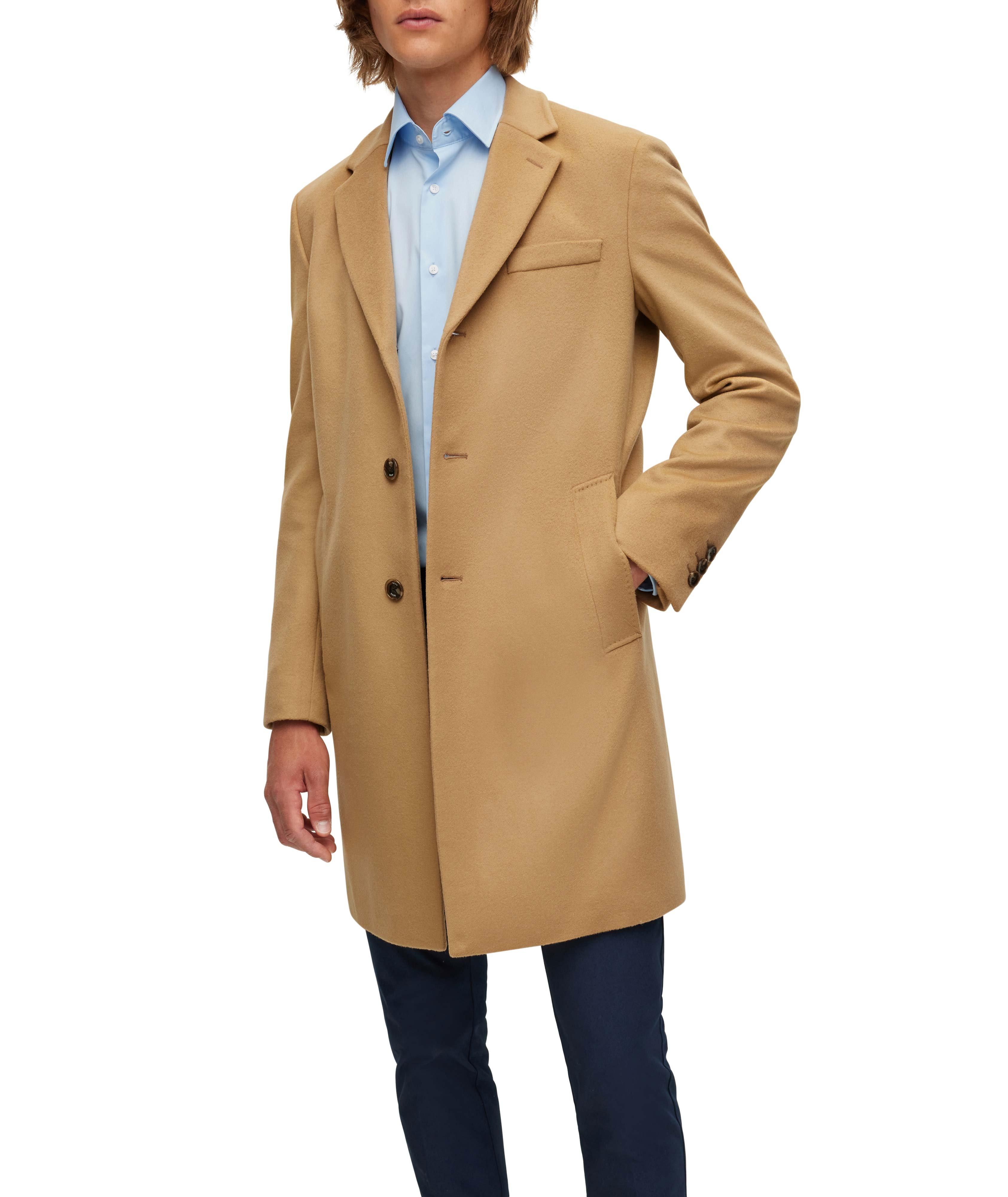 BOSS Slim-Fit Wool-Cashmere Coat | Coats | Harry Rosen