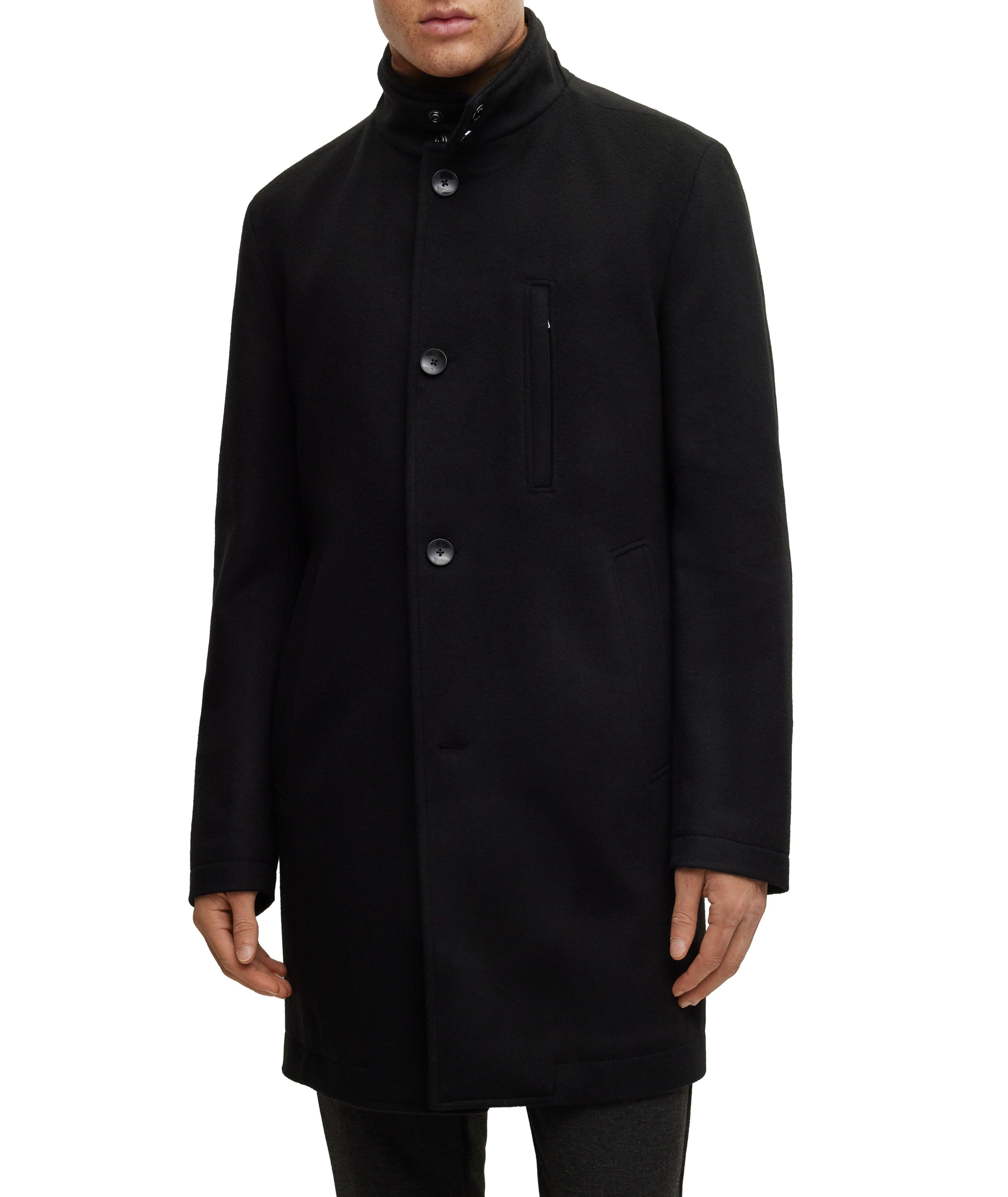 BOSS Slim-Fit Wool-Cashmere Blend Coat | Coats | Harry Rosen
