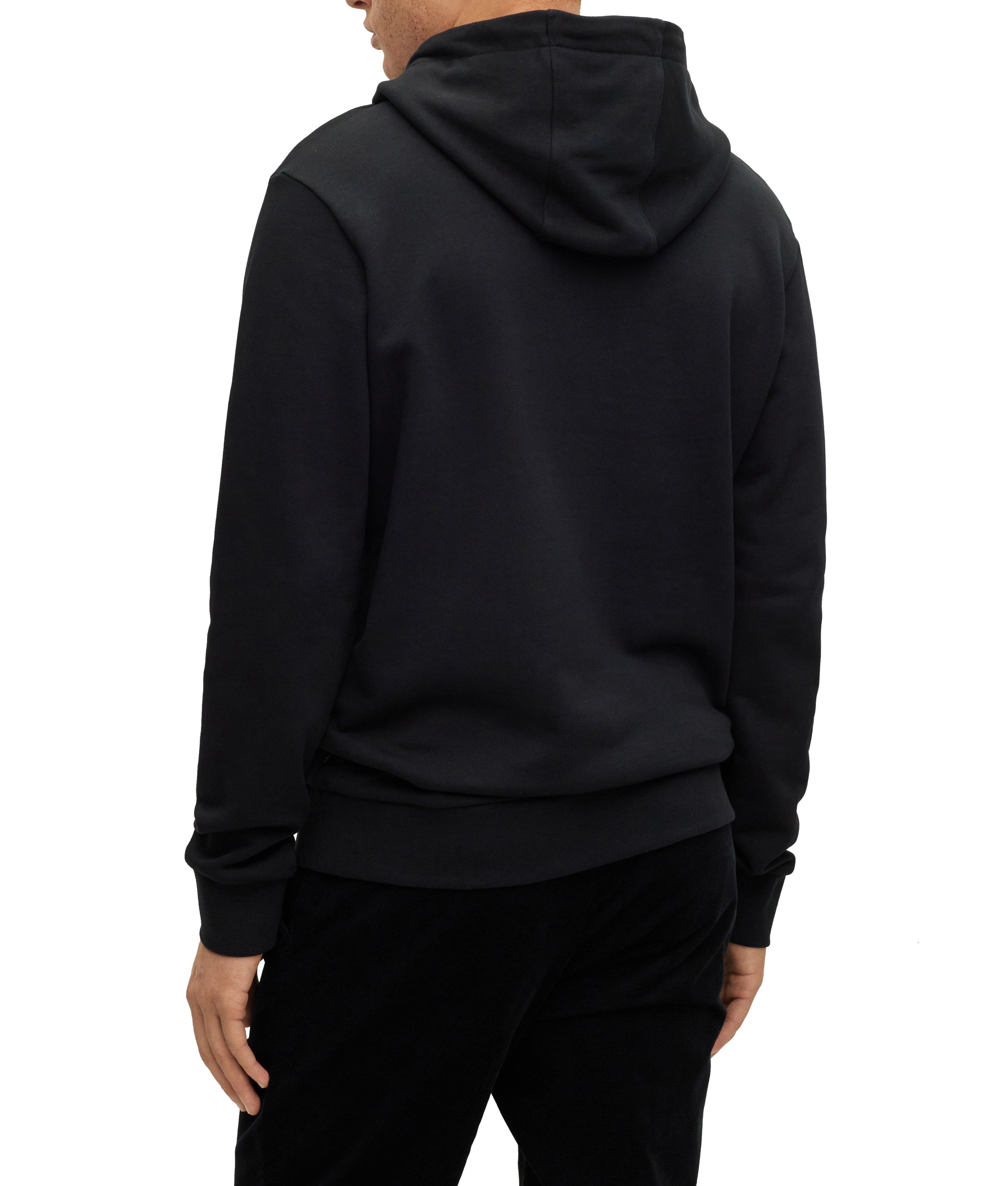 BOSS French-Terry Cotton Logo Hoody | Sweaters & Knits | Harry Rosen