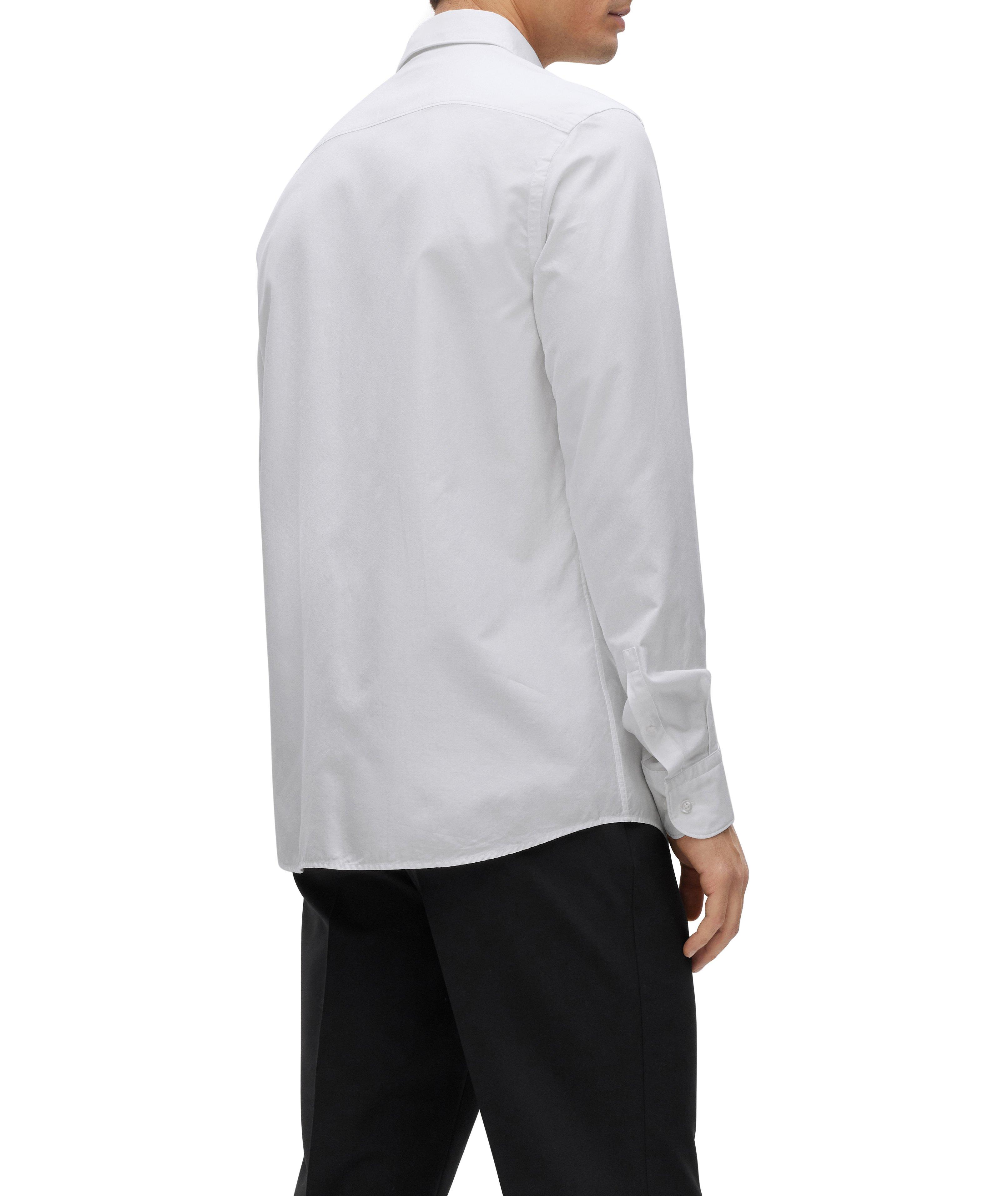BOSS Inner Collar Piping Twill Dress Shirt | Dress Shirts | Harry Rosen