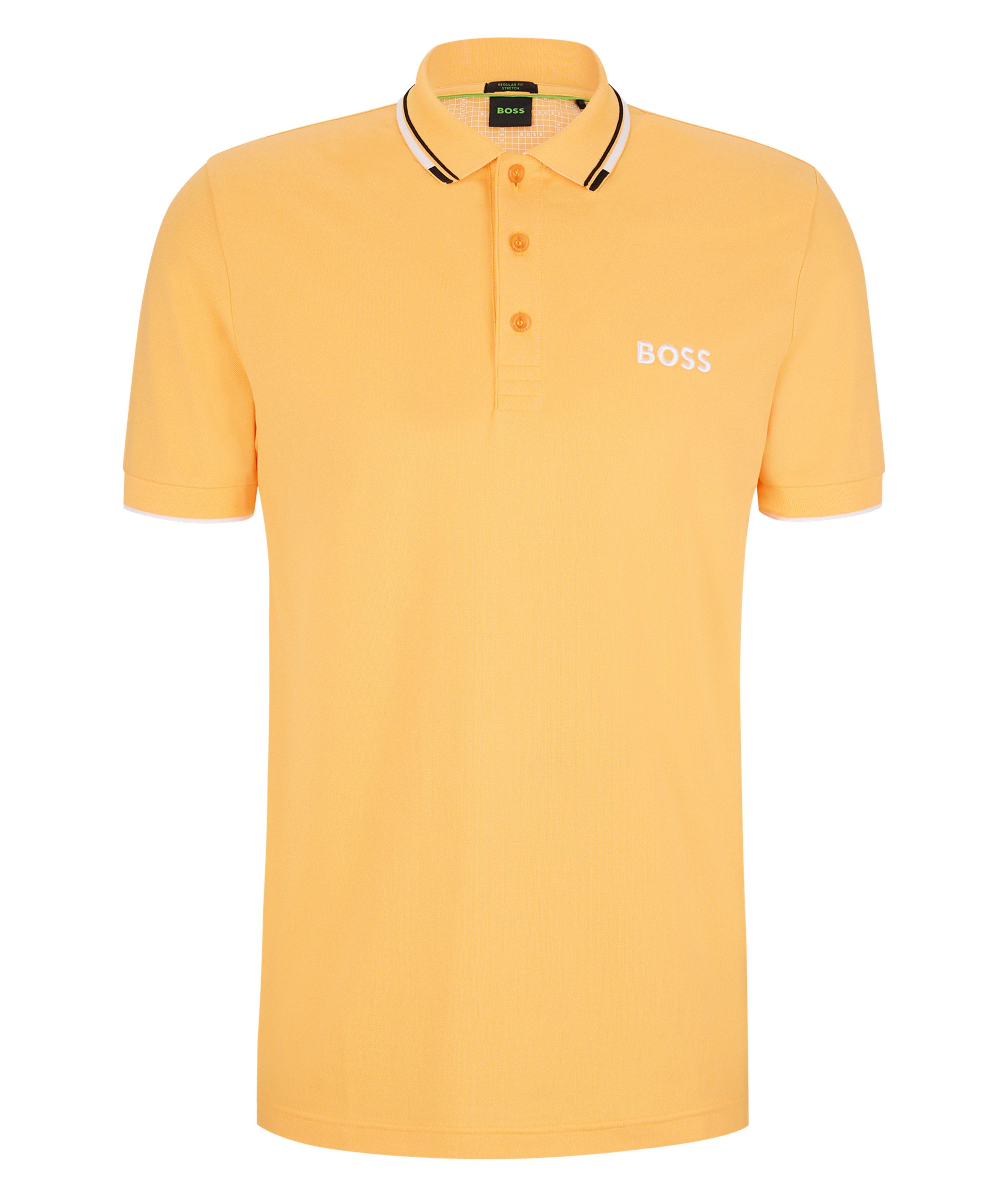 BOSS Cotton-Blend Contrast Polo Shirt | Polos | Harry Rosen