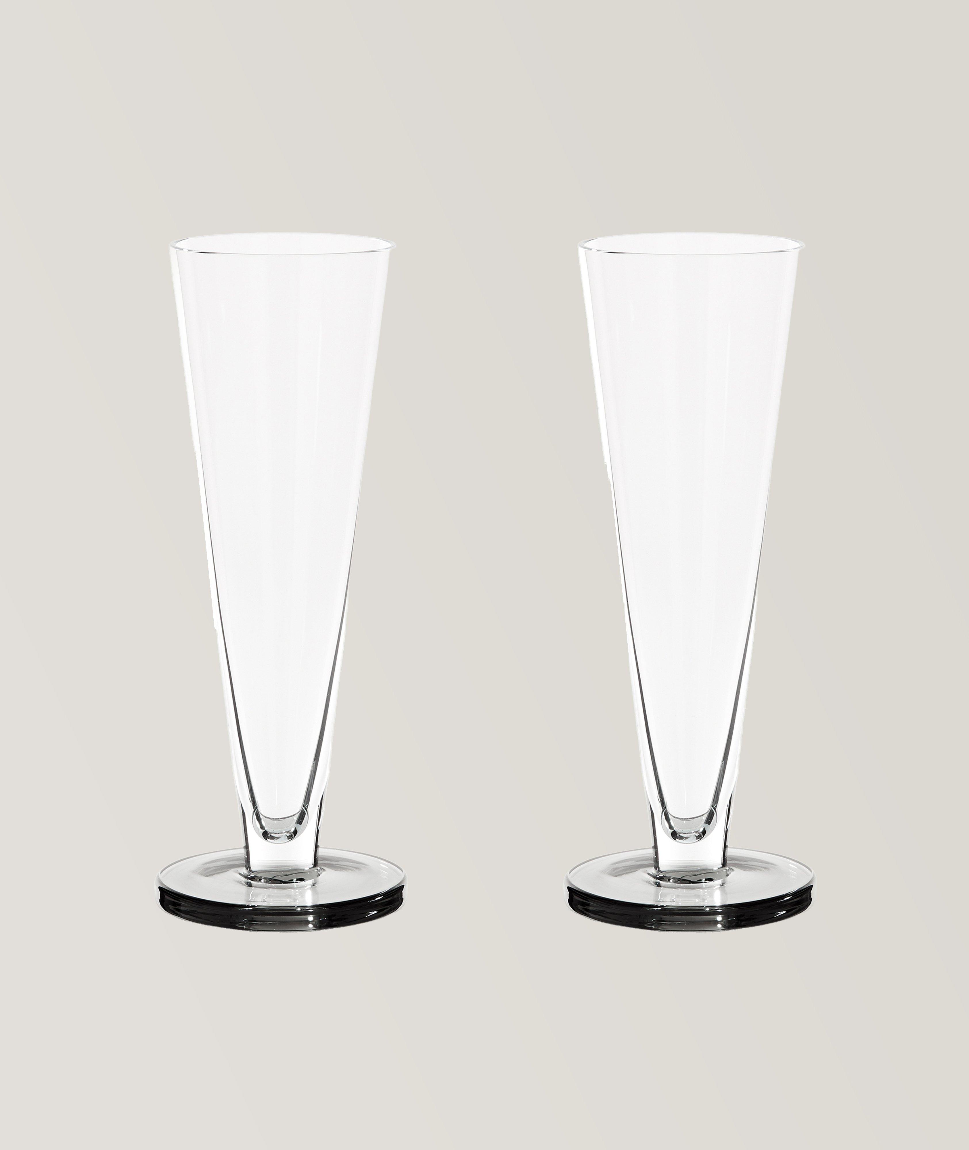 Tom Dixon Puck Flute Glasses 2 Pack | Dining & Entertainment | Harry Rosen