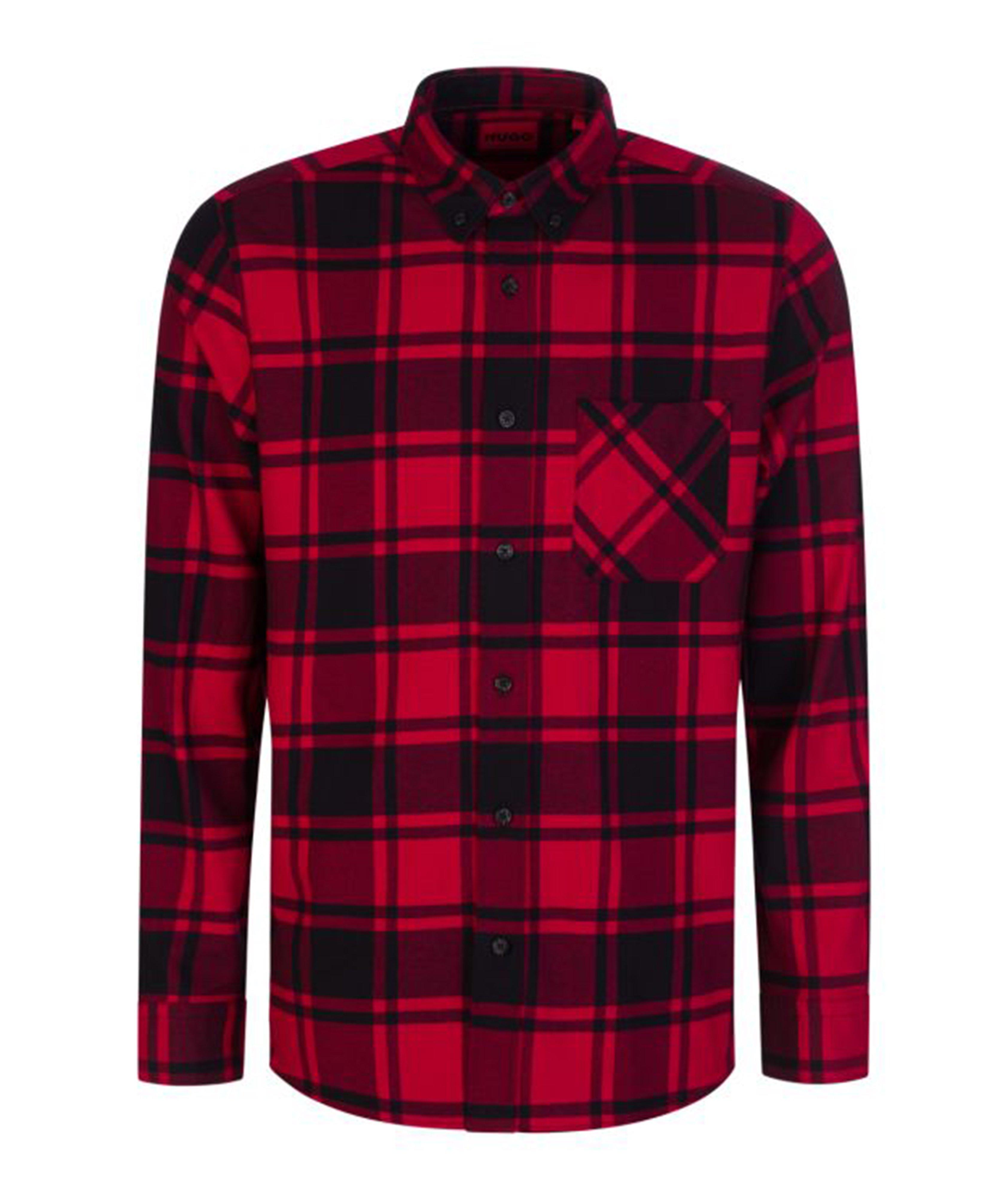 HUGO Cotton Checked Flannel Sports Shirt | Casual Shirts | Harry Rosen